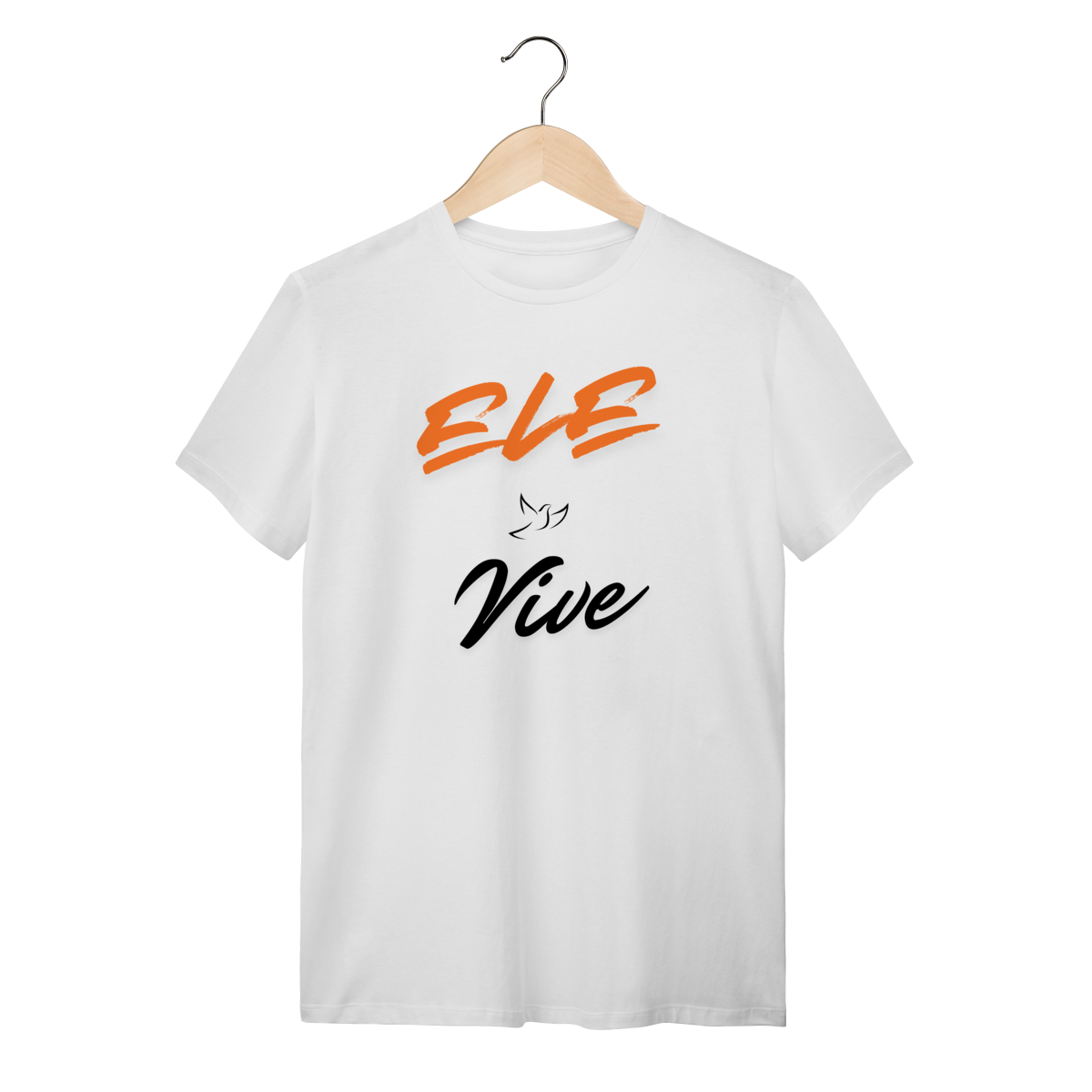 T-Shirt Quality Camiseta Ele Vive em Louvarte