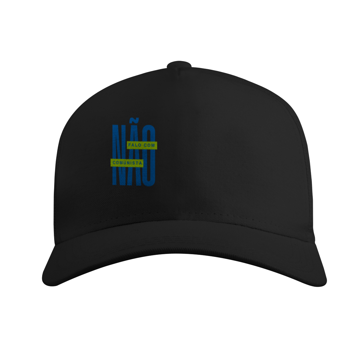 Boné Americano com Tela Boné Americano c/ Tela "Não falo com comunista ...