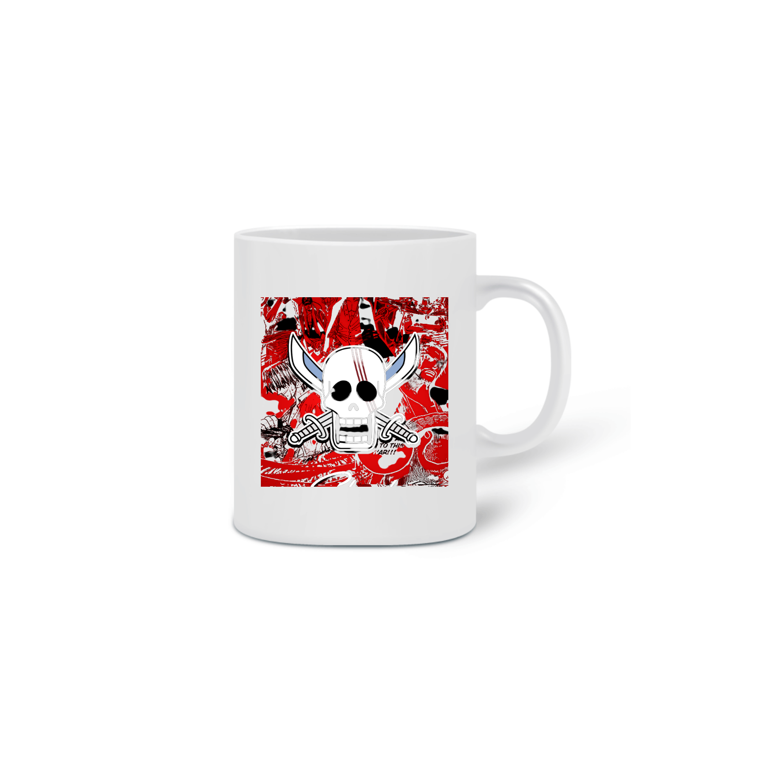 Caneca Camiseta Piratas Ruivo R$43,60 em Caneca Camiseta Piratas Ruivo R$43,60 em