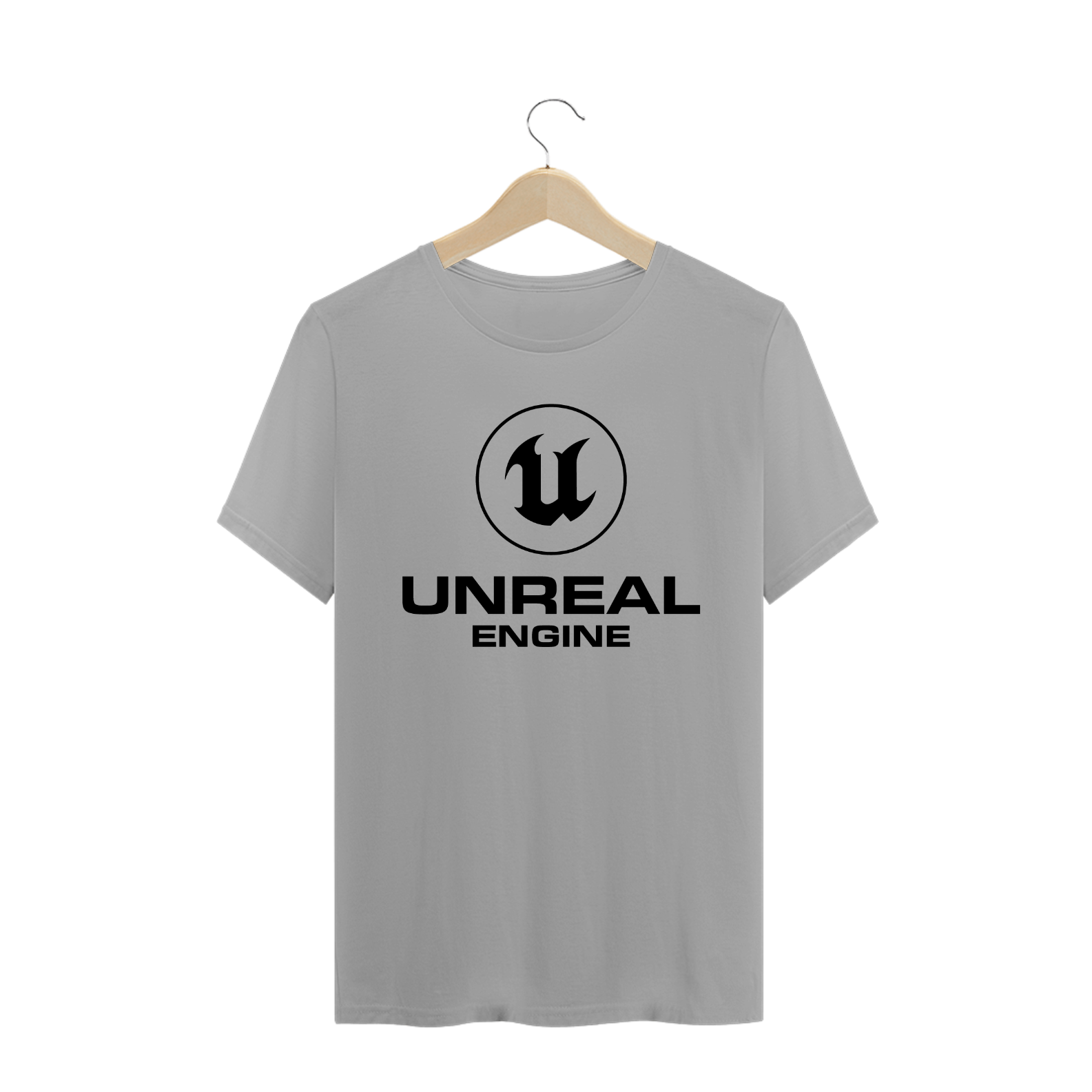 T-Shirt Quality Camisa Unreal Engine Logo Stacked em Game Dev Store