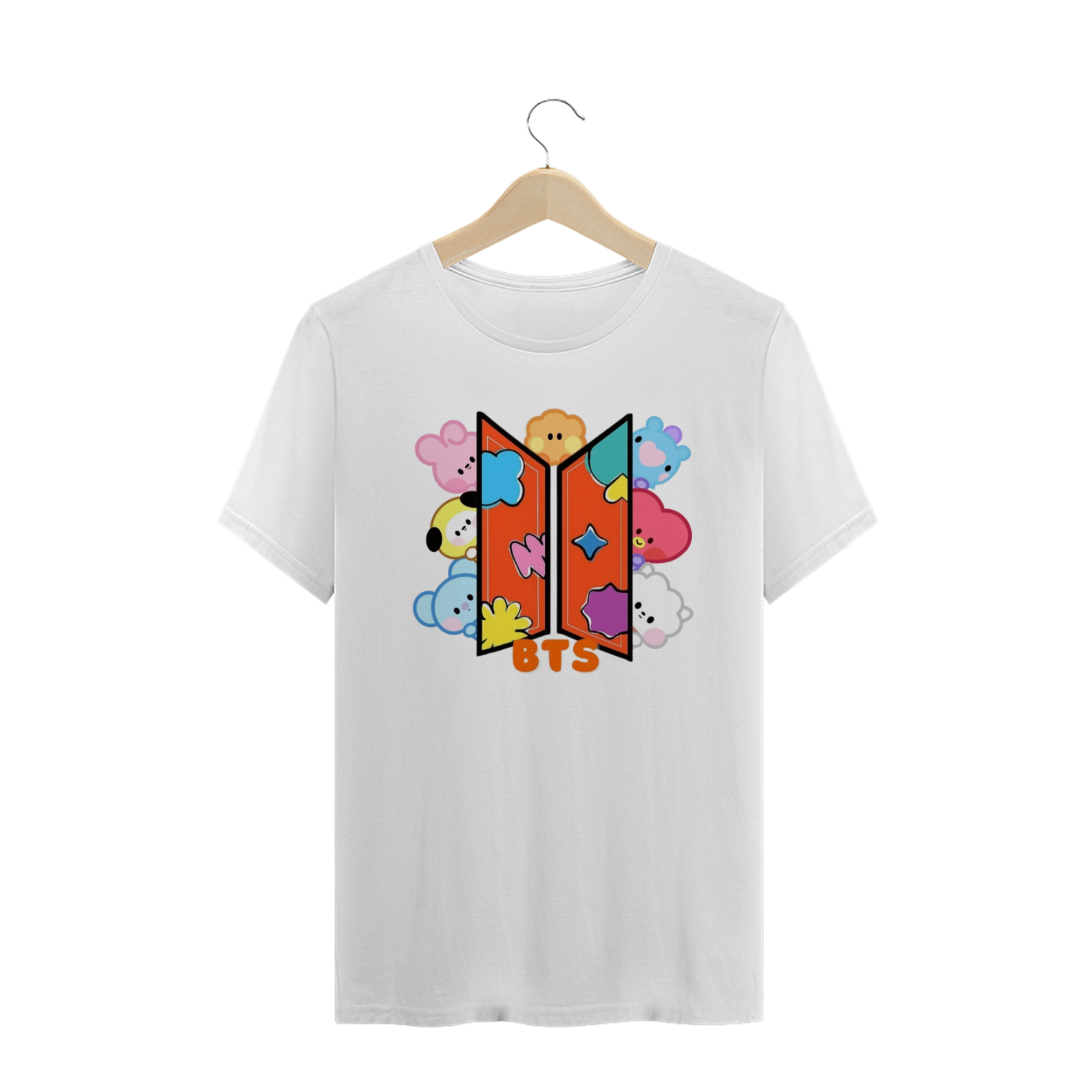 T-Shirt Classic BT21 logo T-shirt em