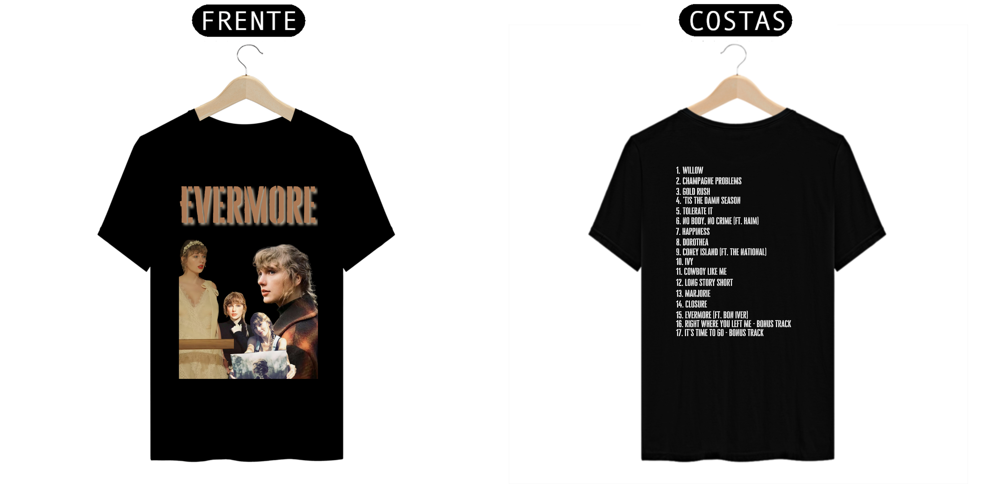 T-Shirt Classic taylor swift evermore tshirt em
