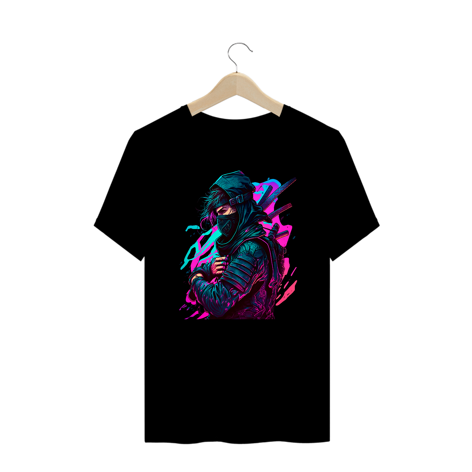 T-Shirt Plus Size Ninja Synthwave R$84,99 em Culture Store