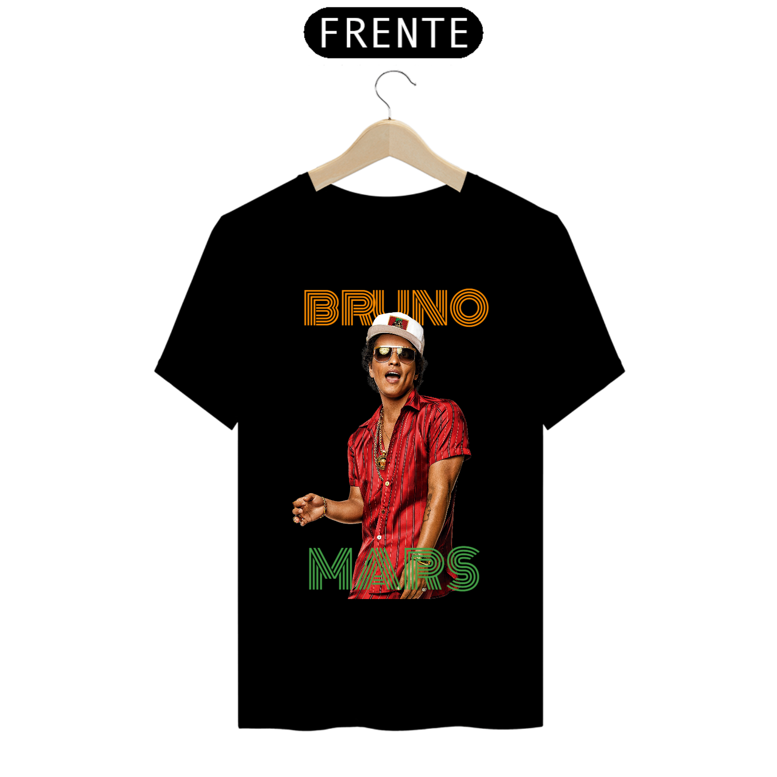 T-Shirt Prime Camiseta Prime Bruno Mars Preta 2 em