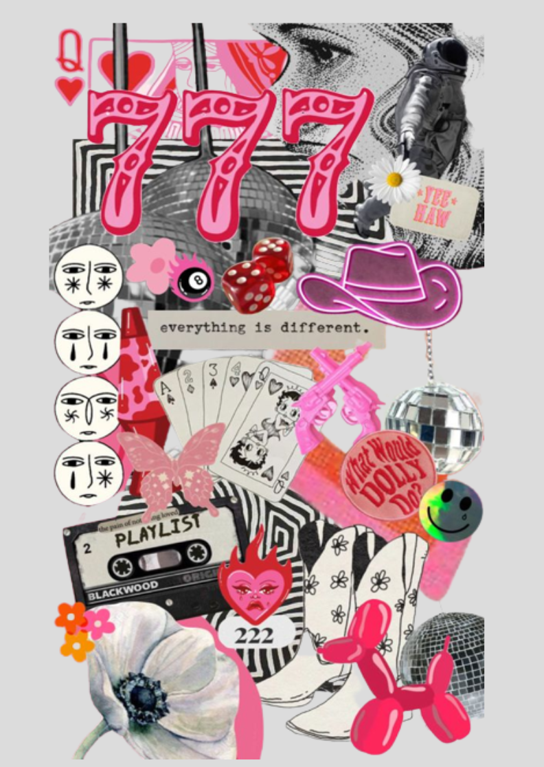 Poster Retrato Poster Pink Stuff em URSO DOURADO