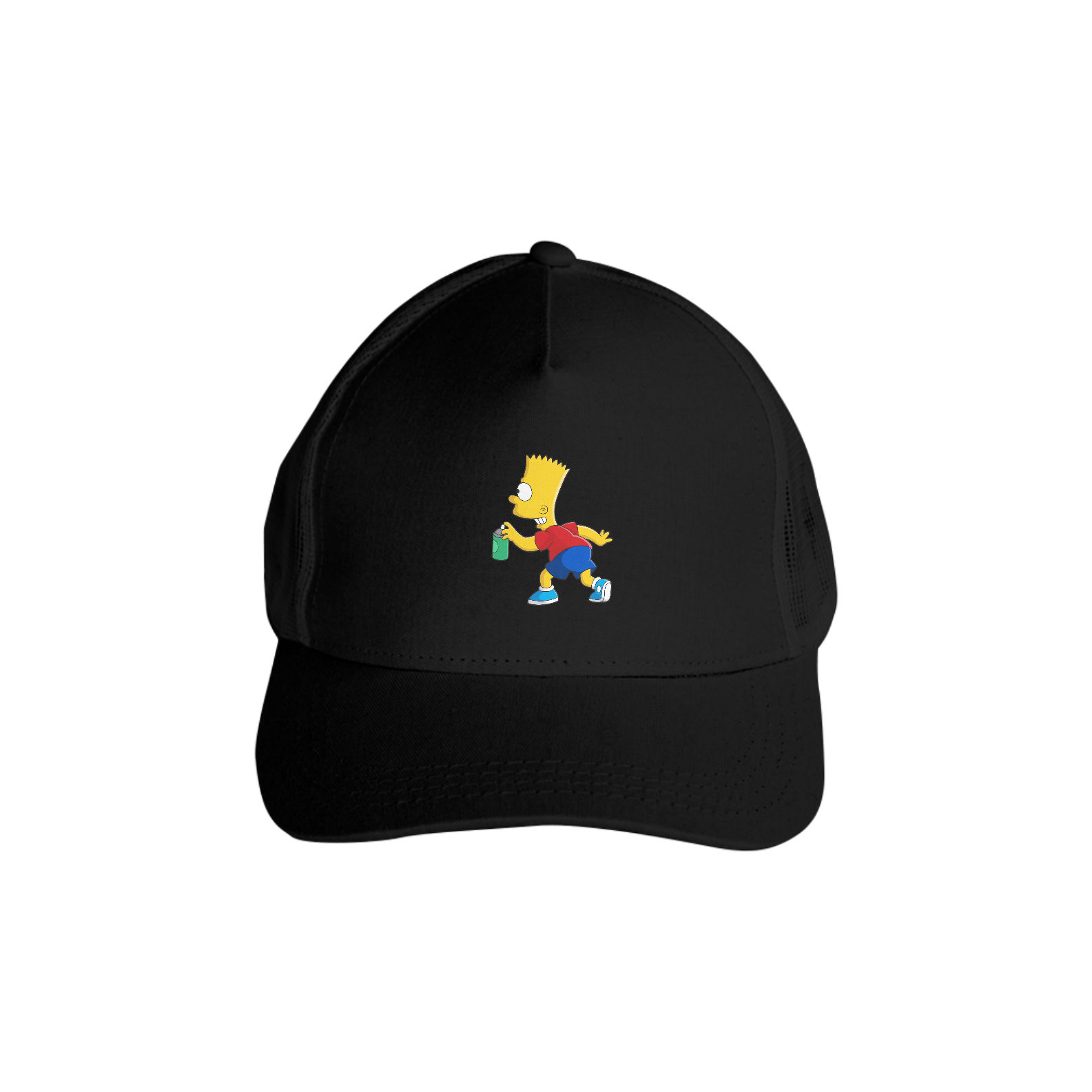 Boné Americano com Tela Boné - Bart Simpsons R$59,90 em Geek Style Estampas