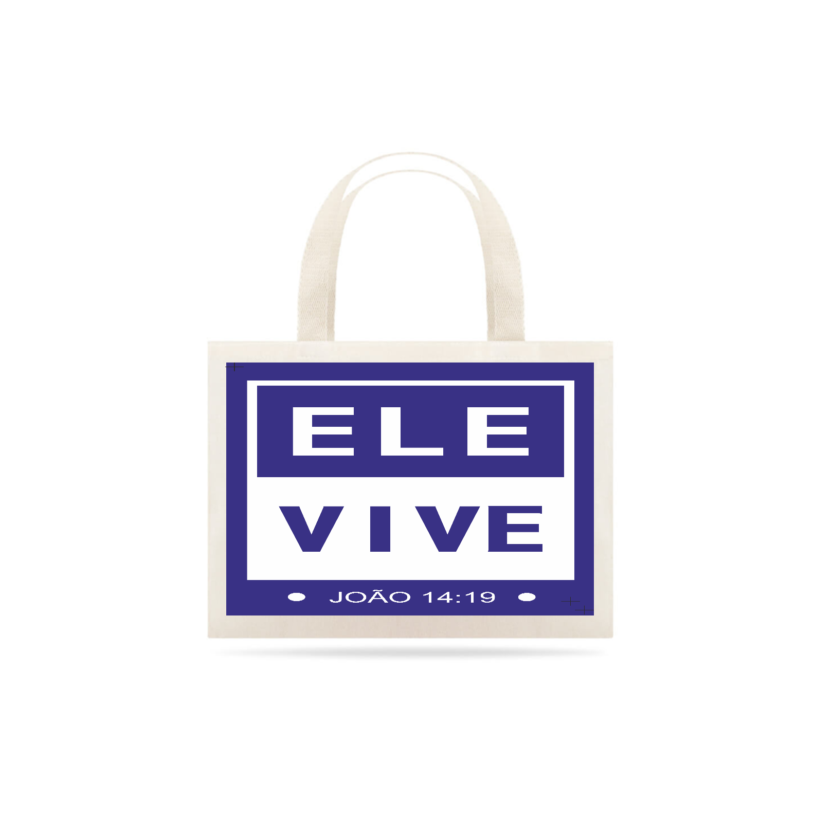 Ecobag Grande Eco Bag Ele vive R$39,90 em Reino Sagrado Camisetas