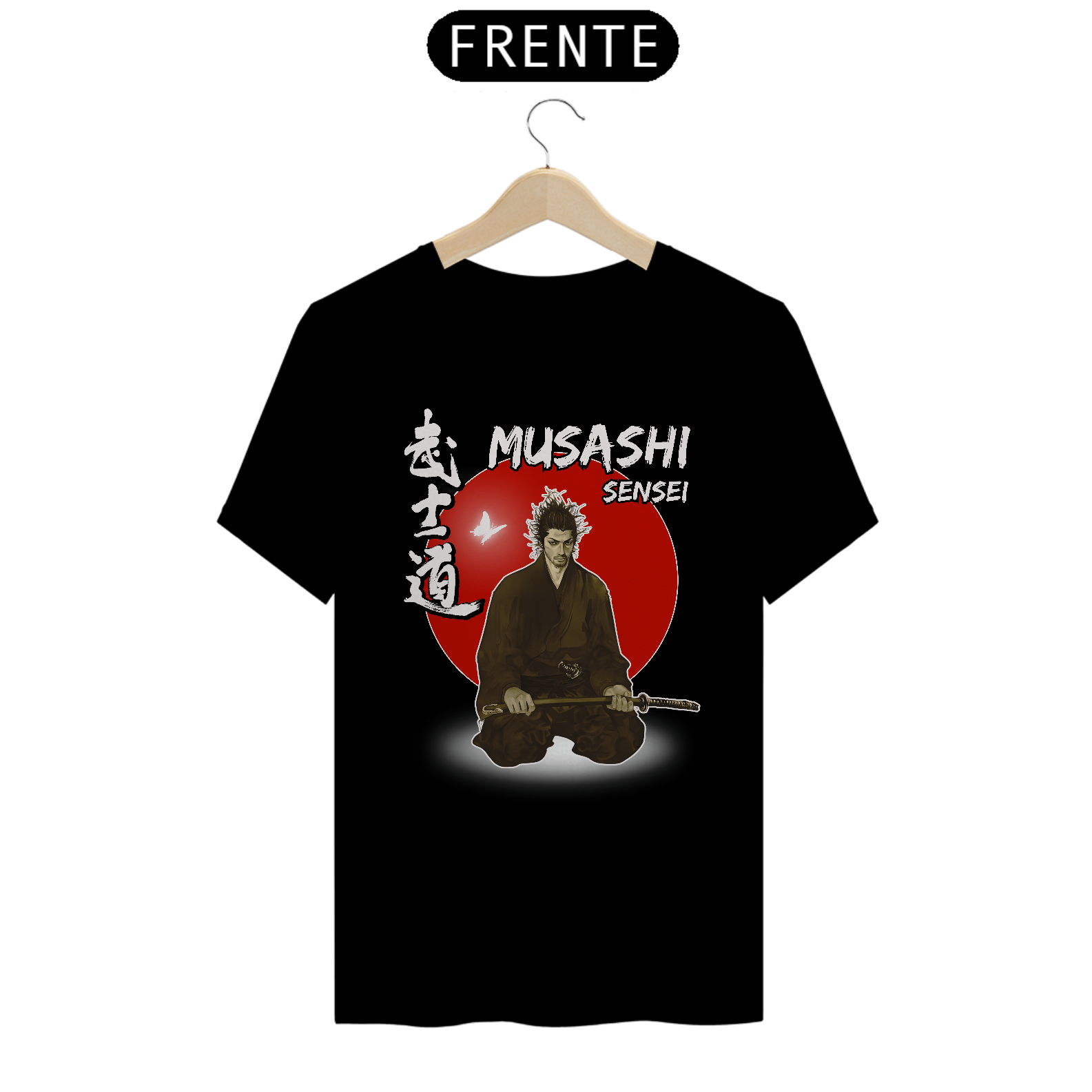 T-Shirt Quality Musashi sensei em Unalome