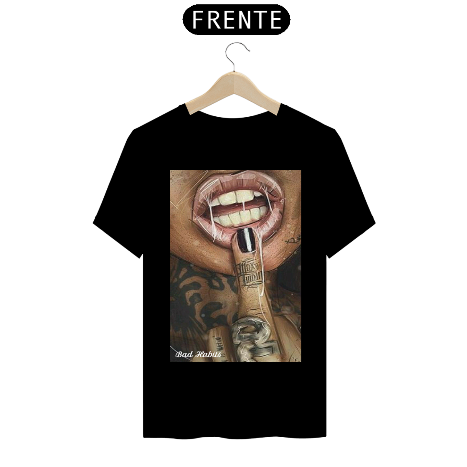 T-Shirt Prime Middle Finger em