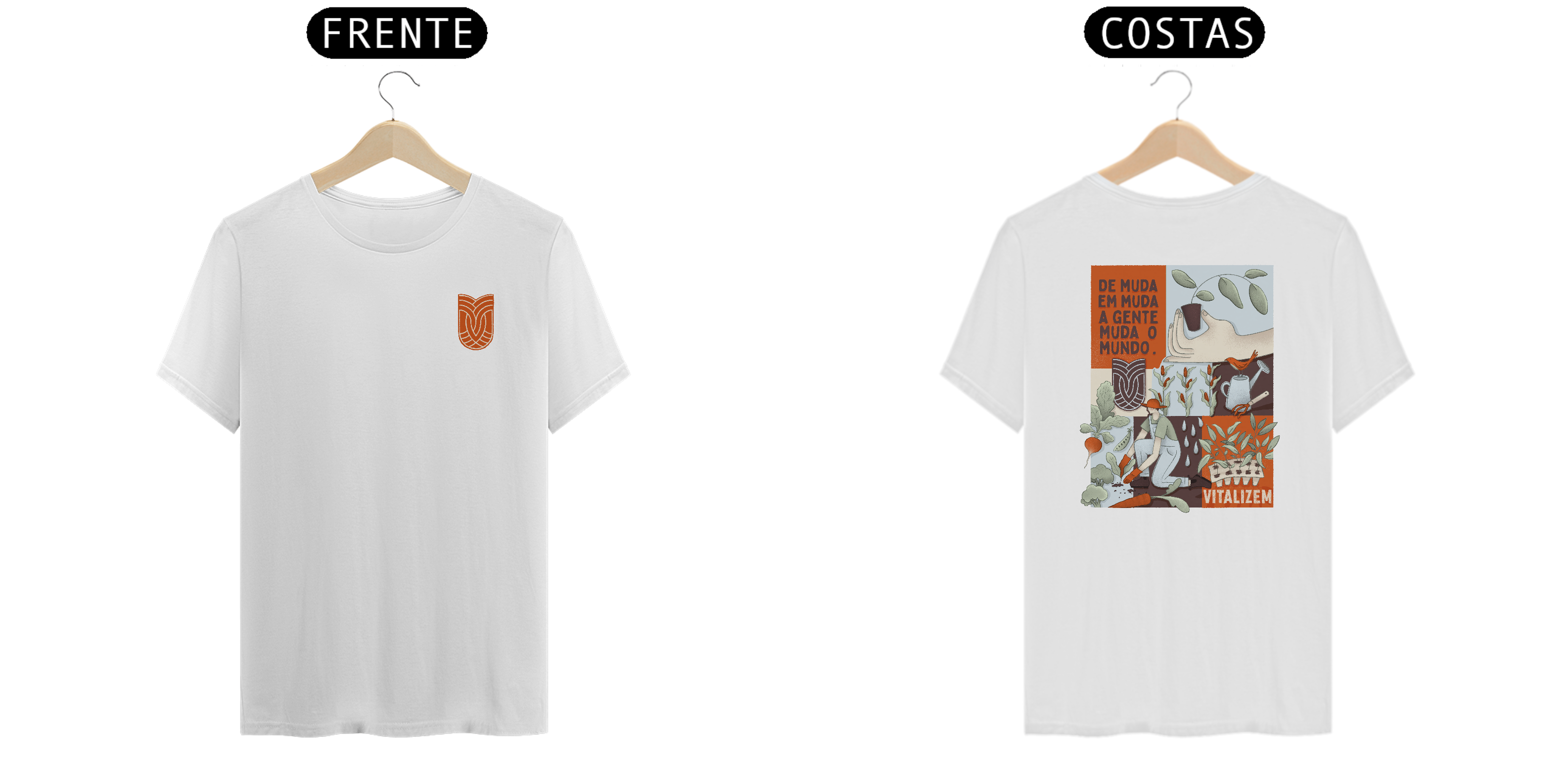 T-Shirt Prime Camiseta Vitalizem - Modelo 3A em Cão Bandido