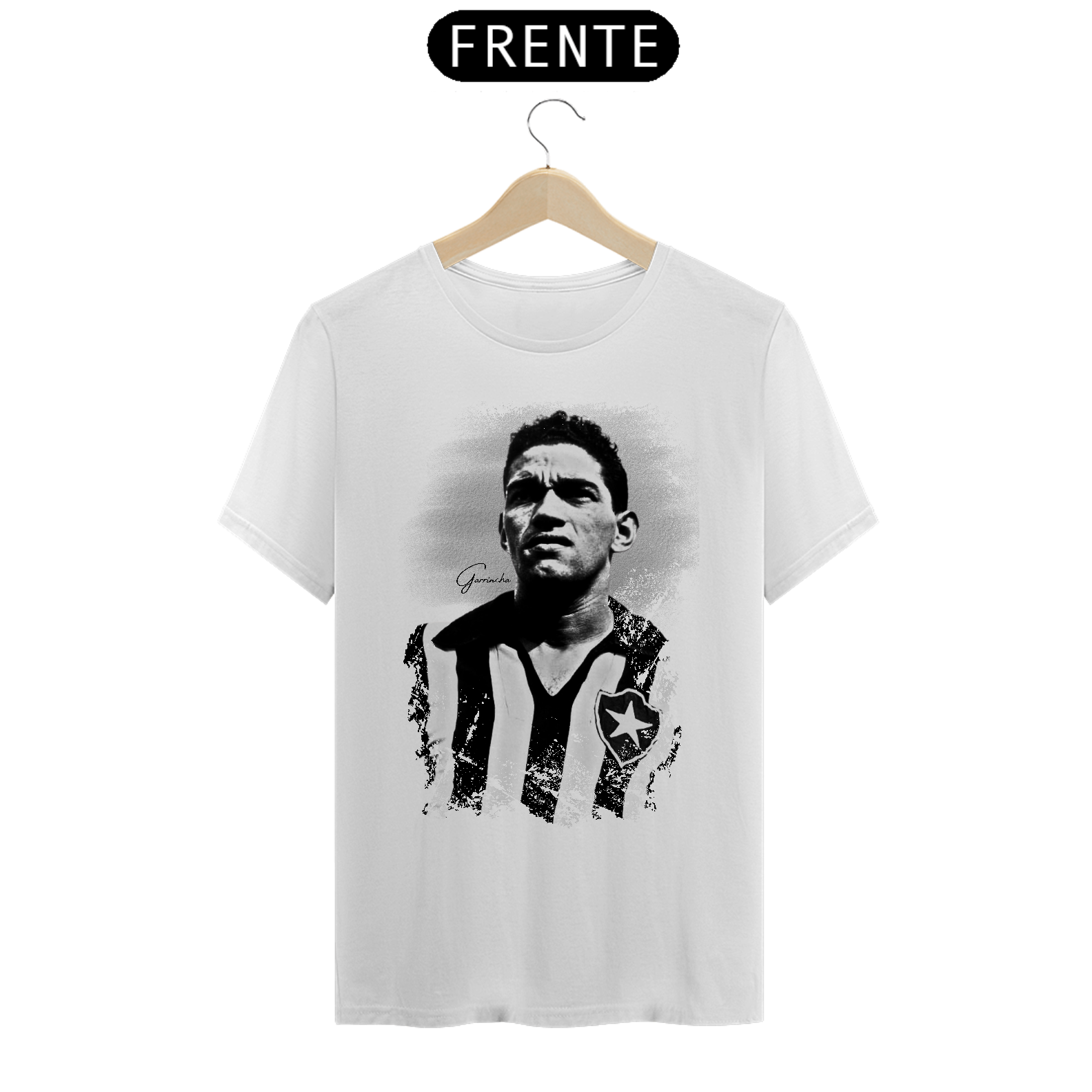 T-Shirt Quality Camiseta - Garrincha em Fan Fc Store