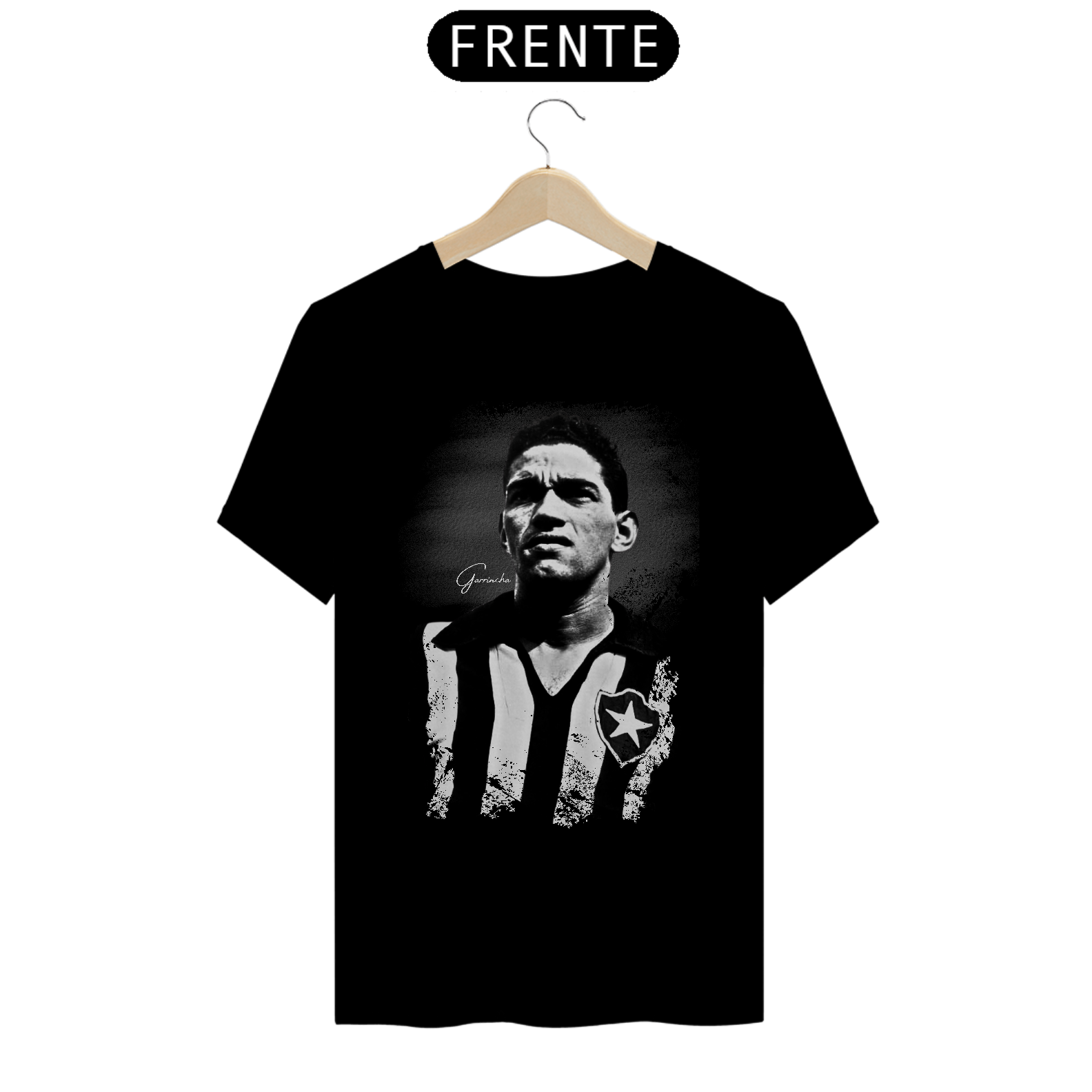 T-Shirt Quality Camiseta - Garrincha em Fan Fc Store