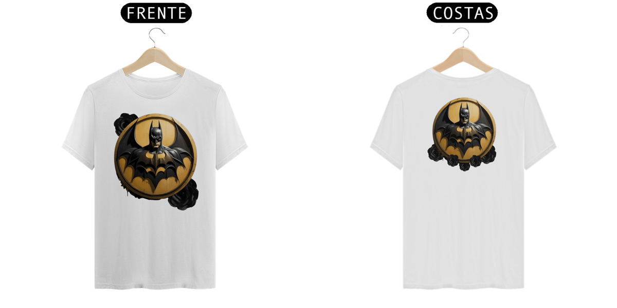 T-Shirt Classic Batman Black Rose em