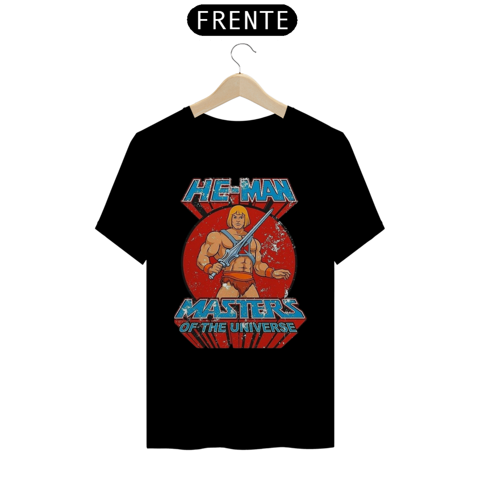 T-Shirt Prime camiseta he man em rockskull