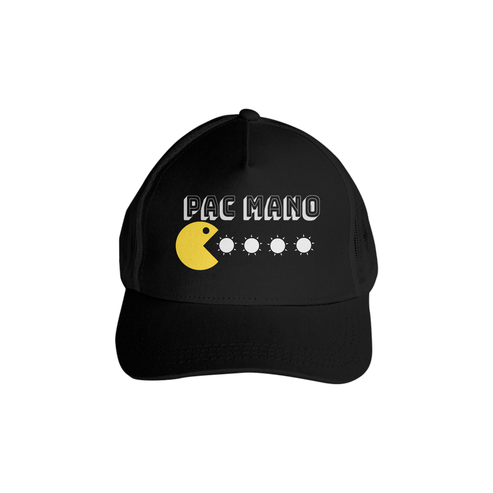 Boné Americano com Tela boné pac-mano R$79,09 em