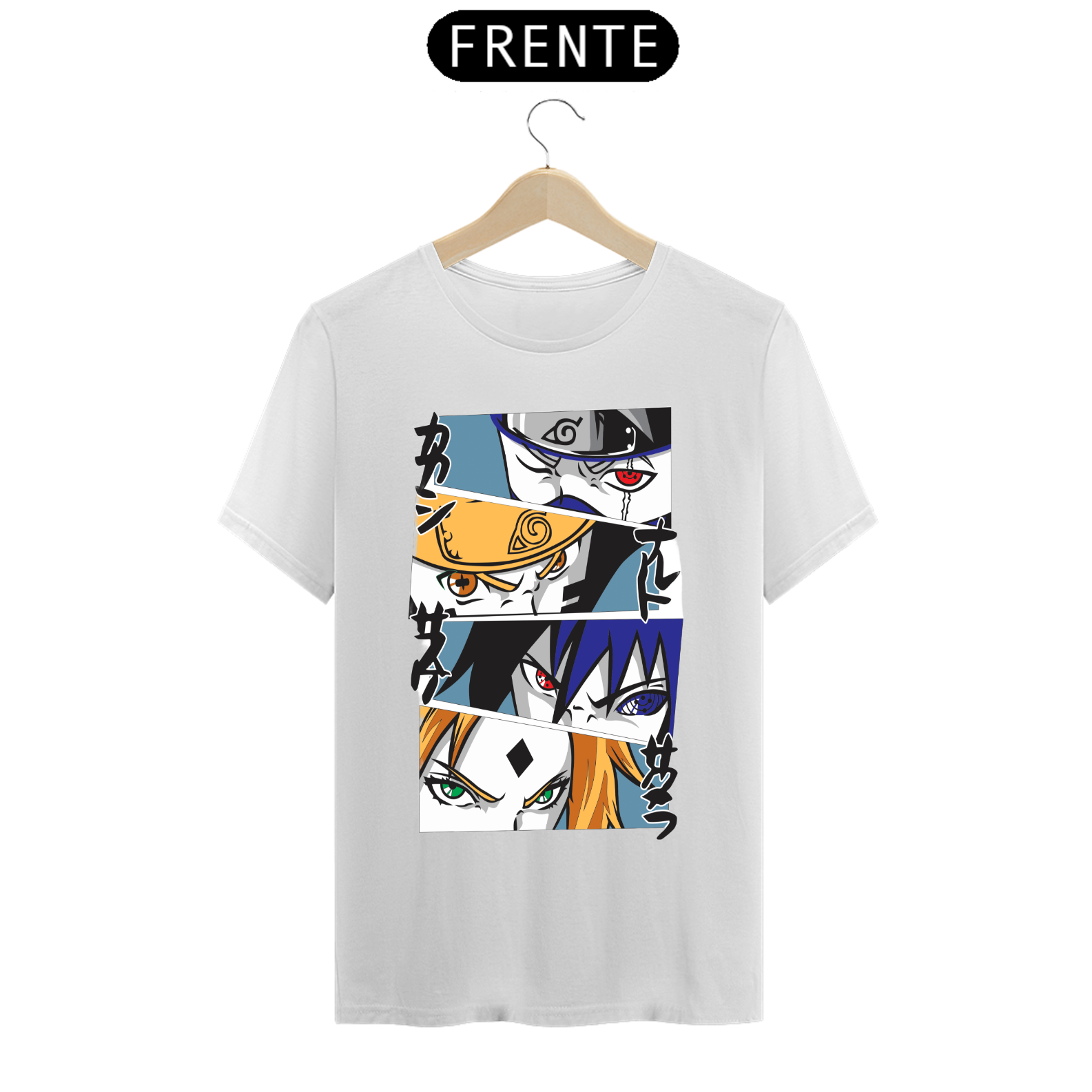 T-Shirt Prime Naruto Time 7 Sannin New Generation em