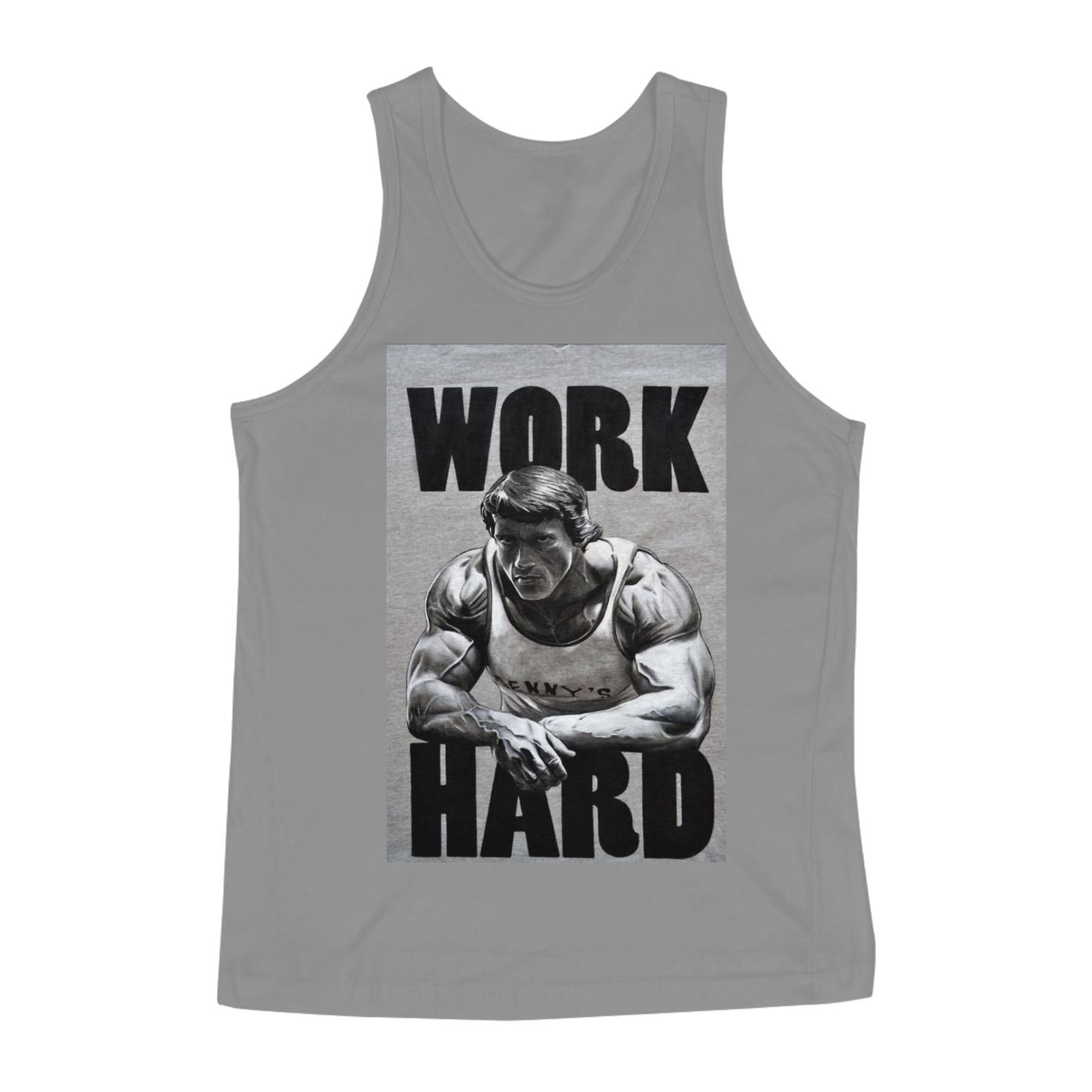 Regata Masculina Quality Regata - Arnold Schwarzenegger Work Hard em onfeelstore\