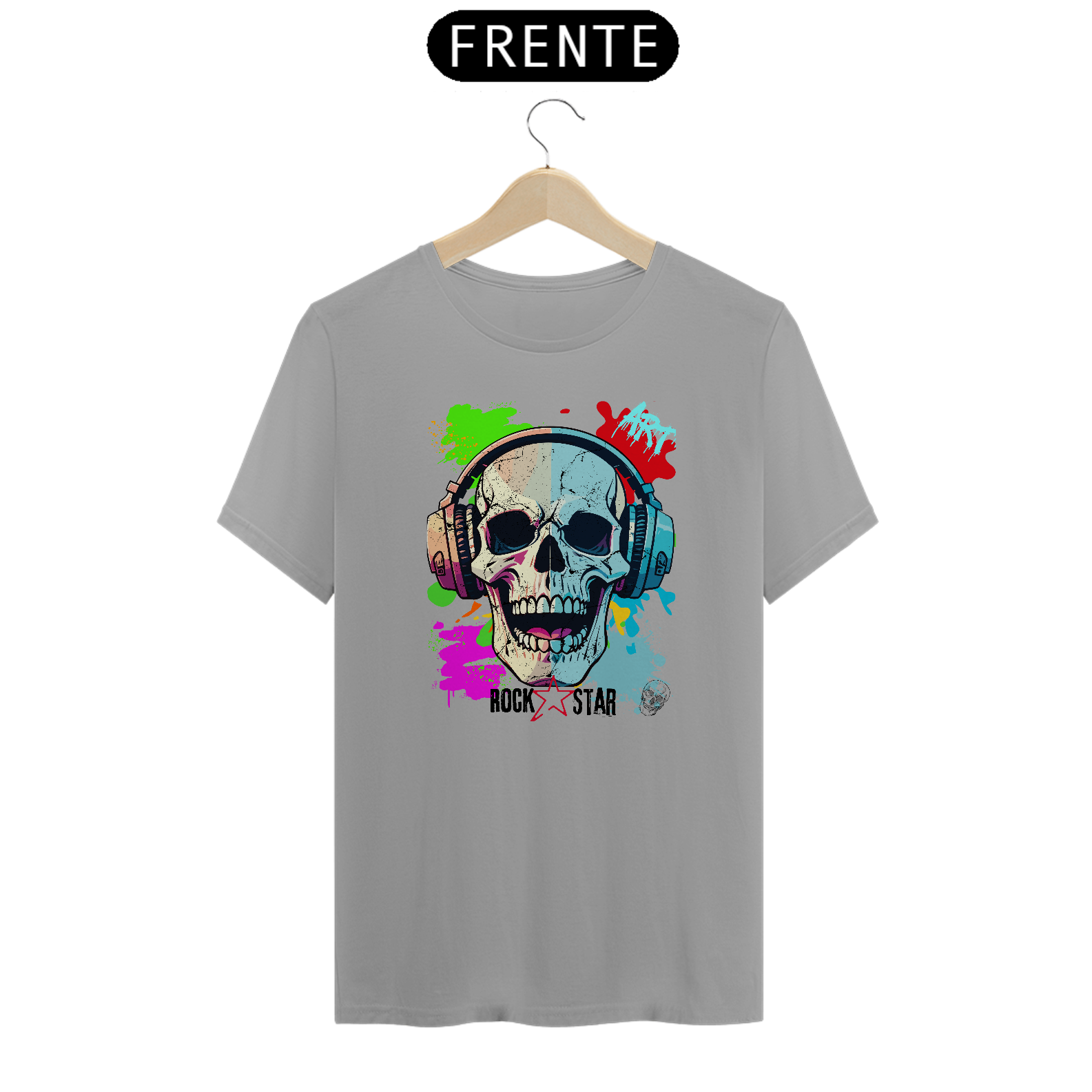 T-Shirt Quality Camiseta Skull Beats v2 em