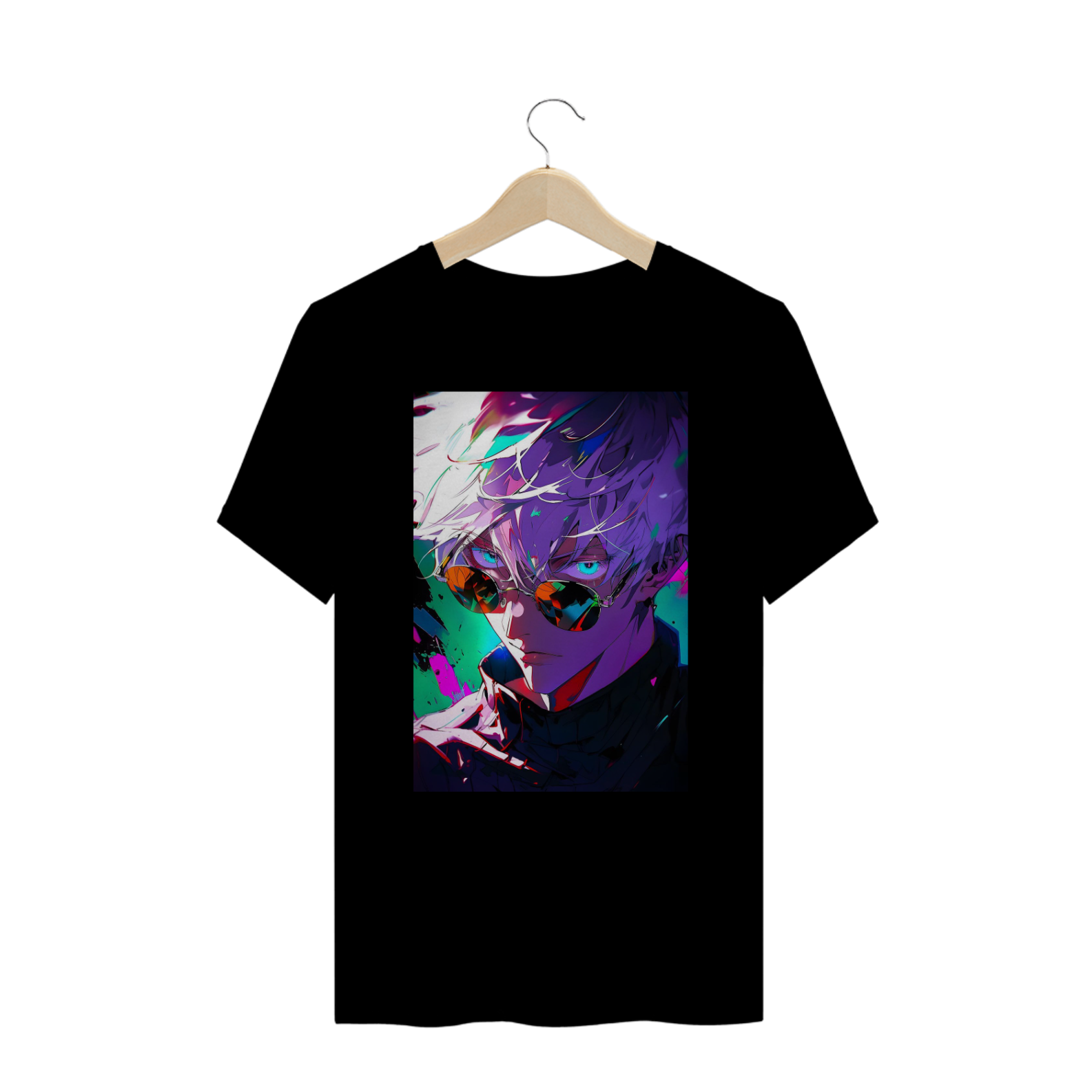 T-Shirt Plus Size Gojo front R$107,03 em