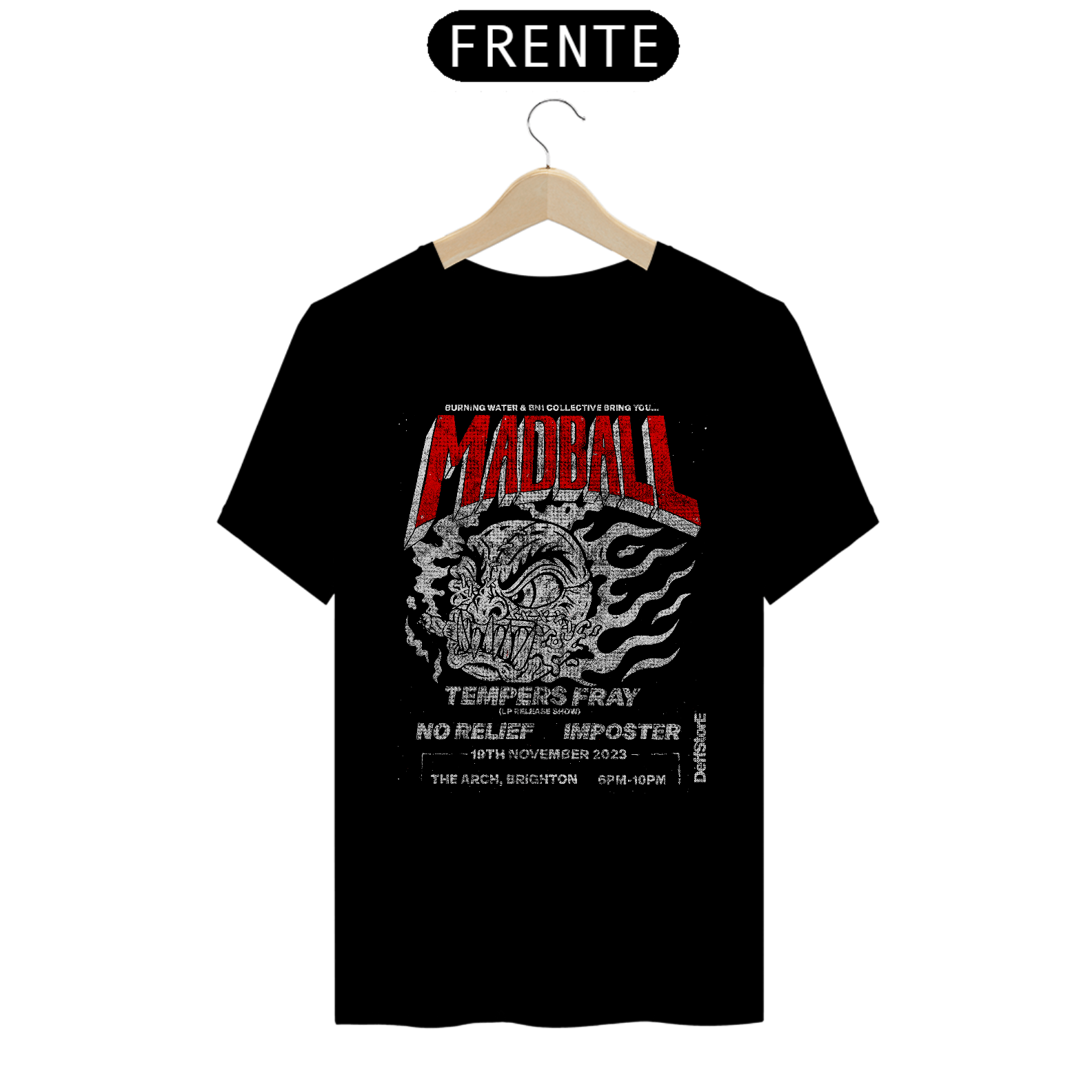 T-Shirt Classic MADBALL CUSTOM SHOP em DeffStorE® Camisetas Custom
