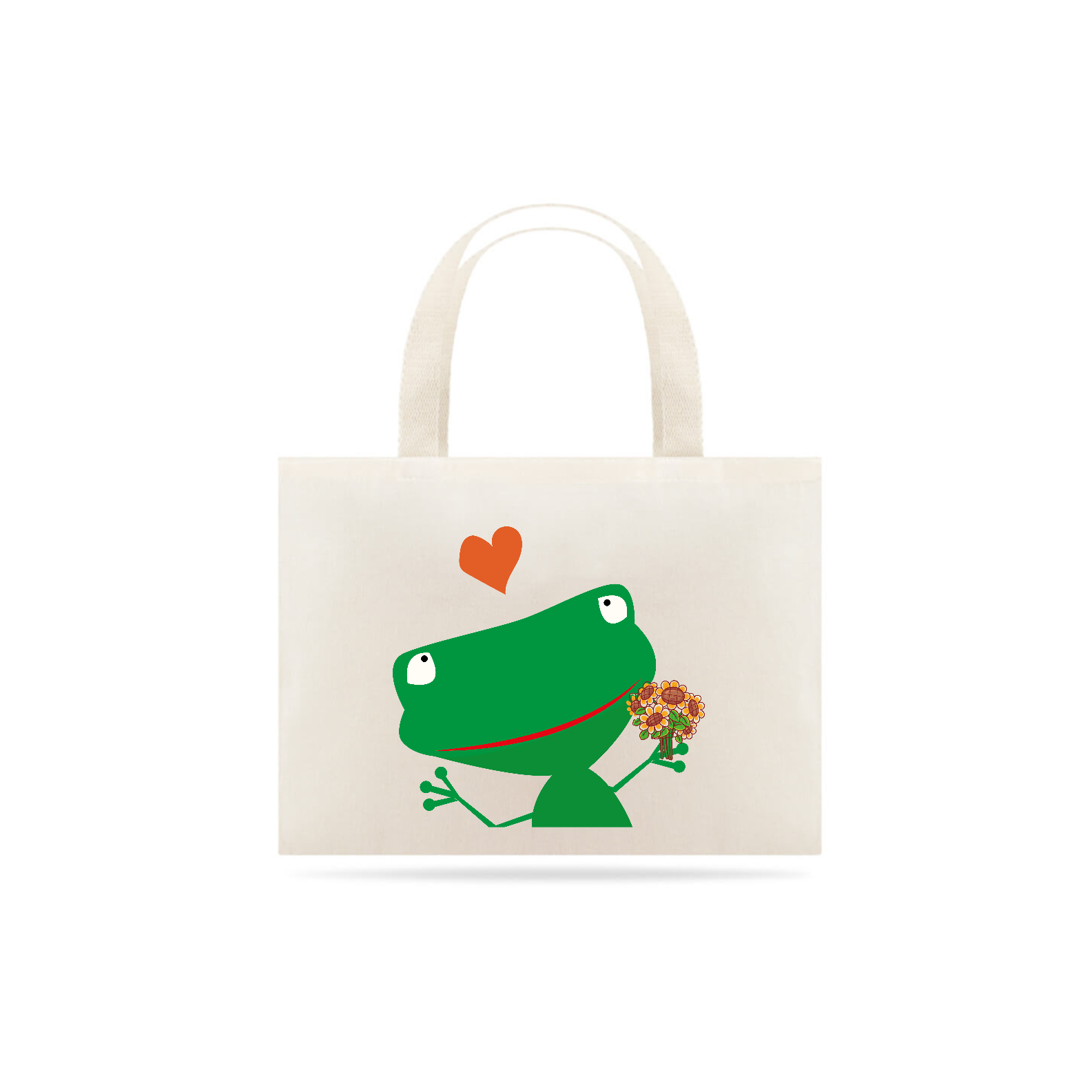 ECO BAG GRANDE Ecobag sapo apaixonado R$45,99 em DibDib
