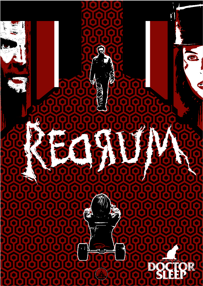 Poster Retrato Poster Dr. Sleep (Dr. Sono) "Redrum" - Stephen King em ...