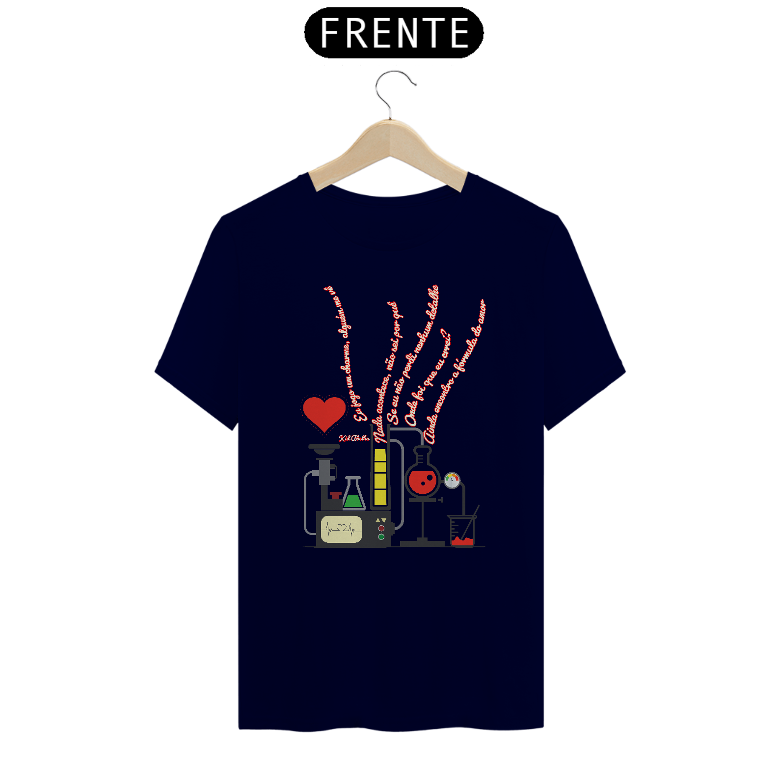 T-Shirt Quality Camiseta A FÓRMULA DO AMOR - KID ABELHA em Nas Antigas