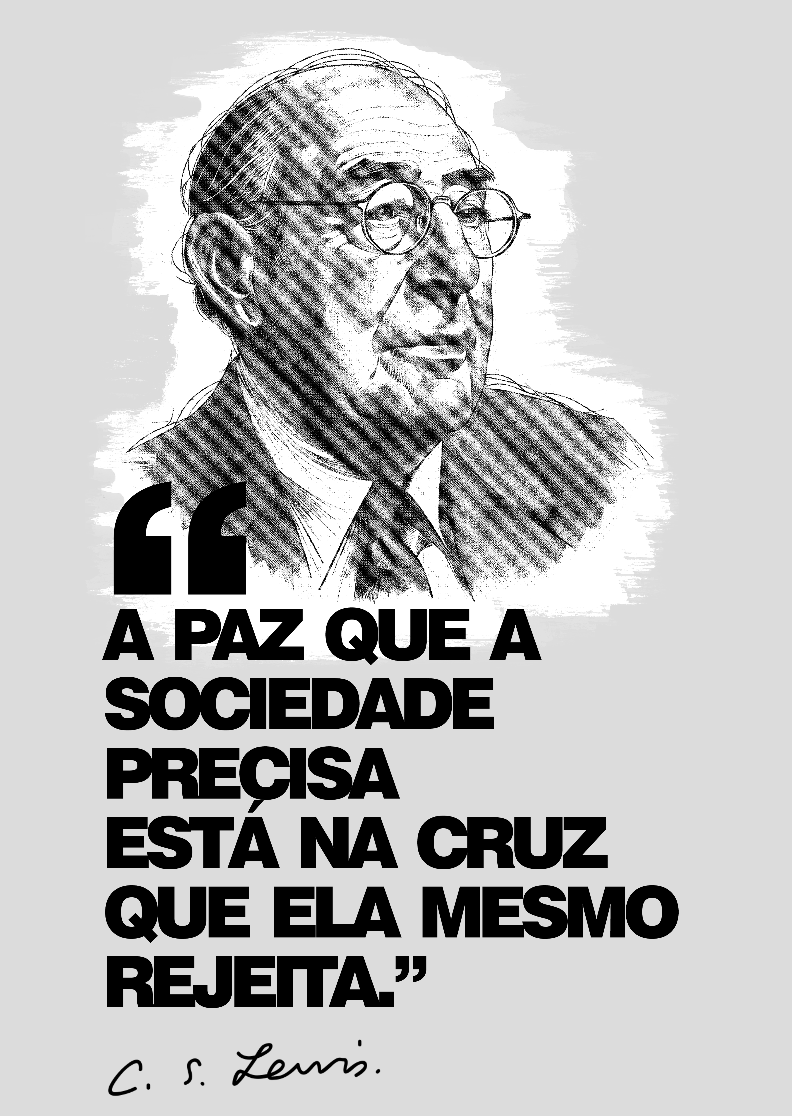 Poster Retrato A Cruz - CS Lewis - Pôster em