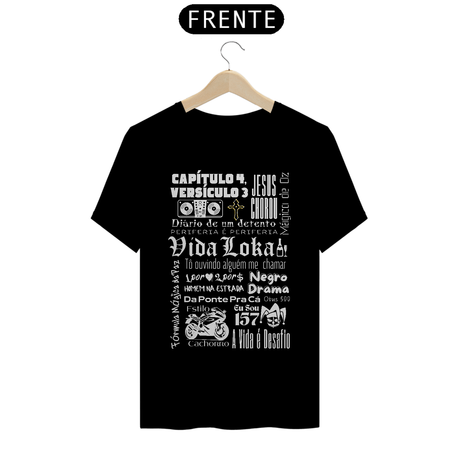 T-Shirt Prime F003 - Vida Loka em Ouvi ou Vi!