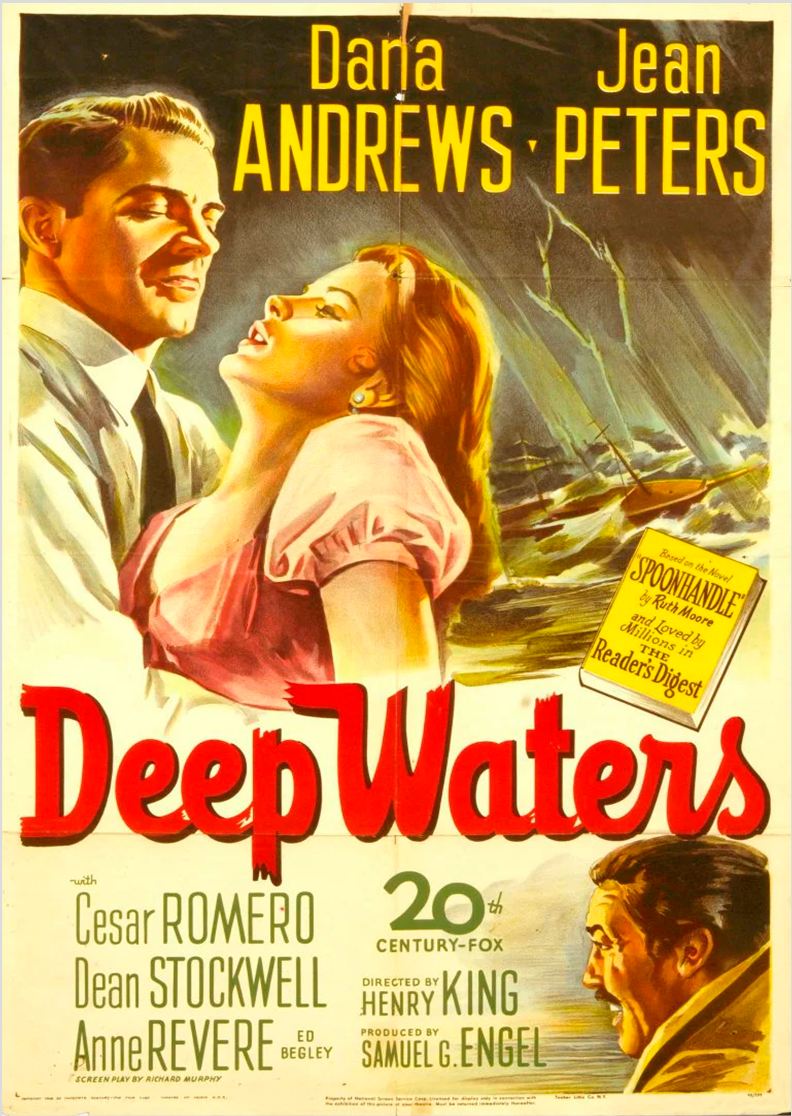 Poster Retrato Poster Deep Waters em Daz Antrolas