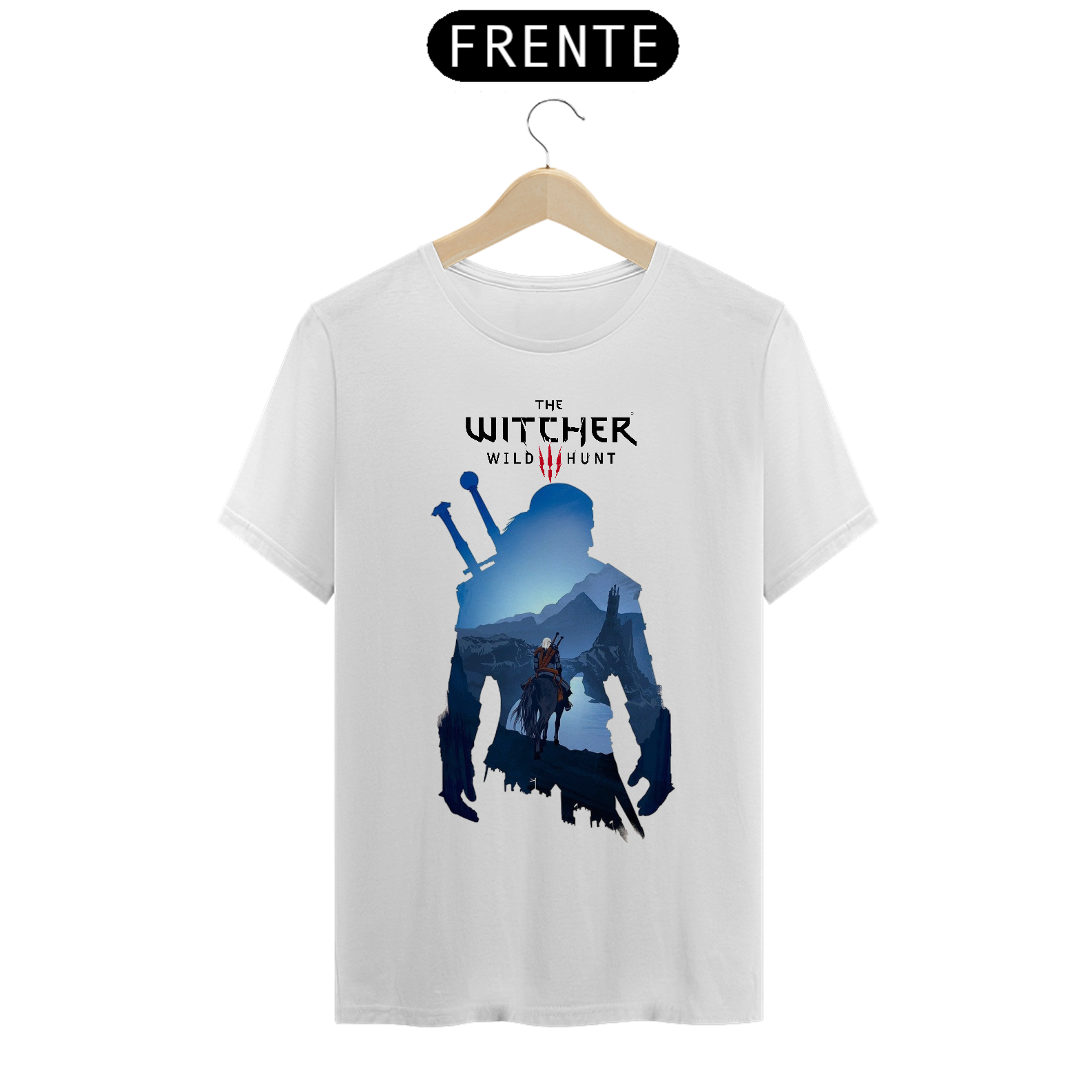 T-Shirt Classic Camiseta de The Witcher 3 em