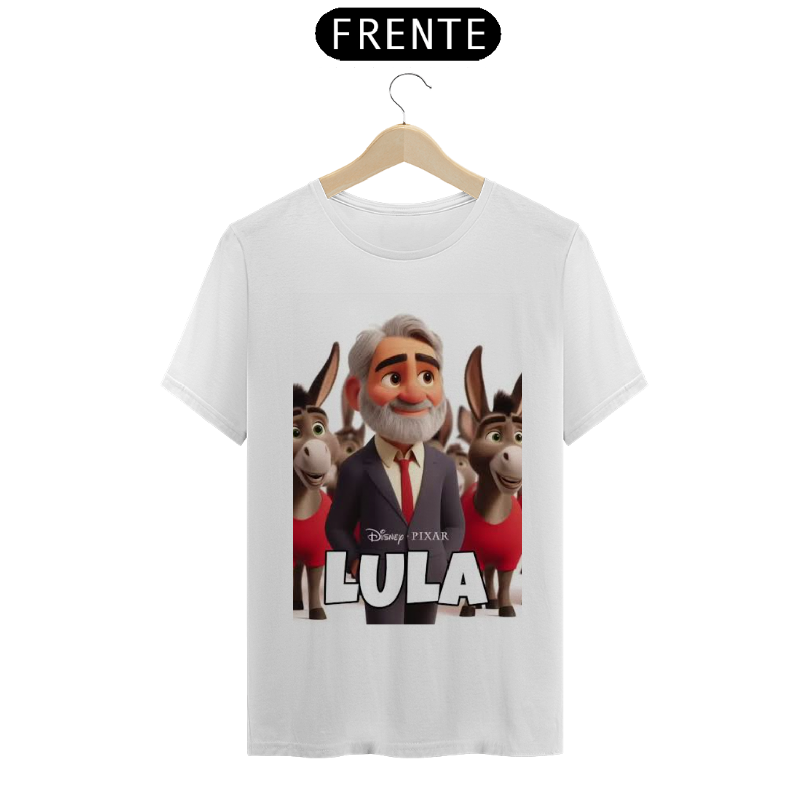 T-Shirt Classic Camisa Classic Pixar Lula em Políticas Mania's