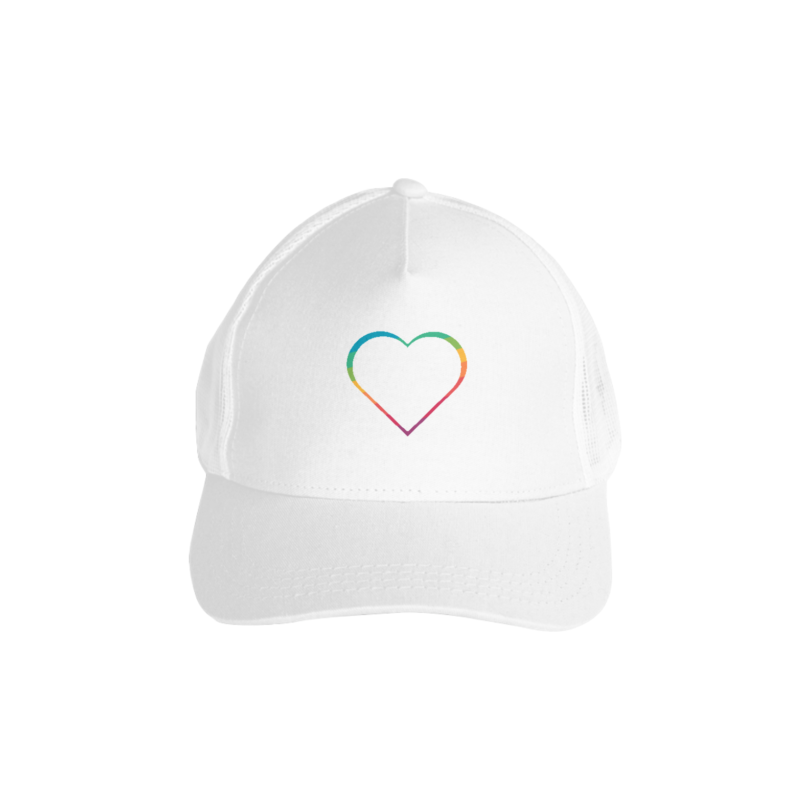 Boné Americano com Tela Boné Amor lgbtqiapn+ R$69,99 em Queer Heart