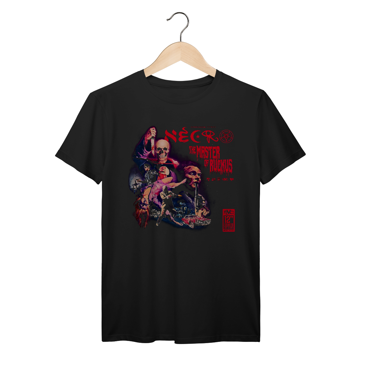 T-Shirt Prime Camiseta Premium Necro - The Master of Ruckus - Coleção ...