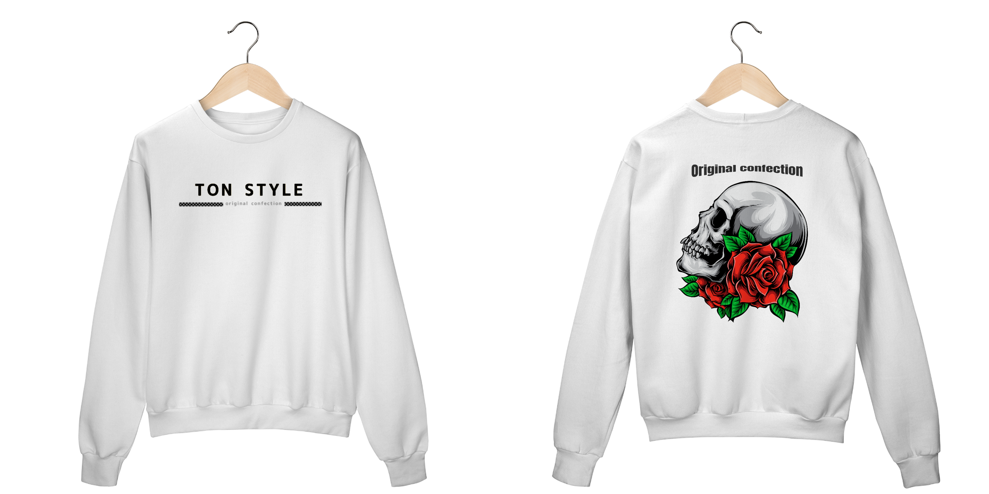 Moletom Fechado Moletom caveira R$143,70 em ton style
