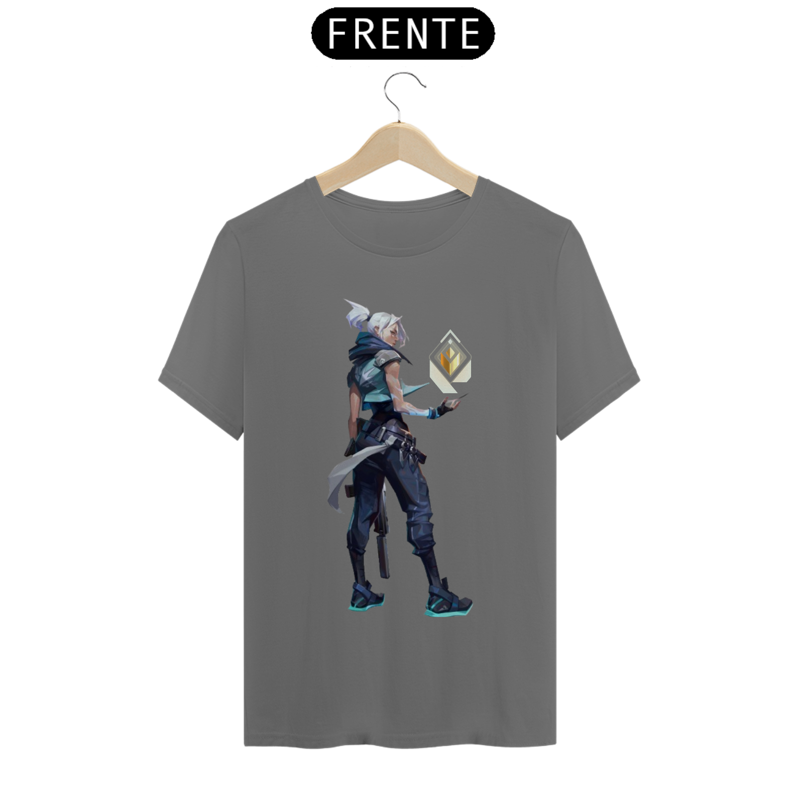 T-Shirt Estonada Camisa Valorant: Estilo de Agentes para o Seu Dia a ...
