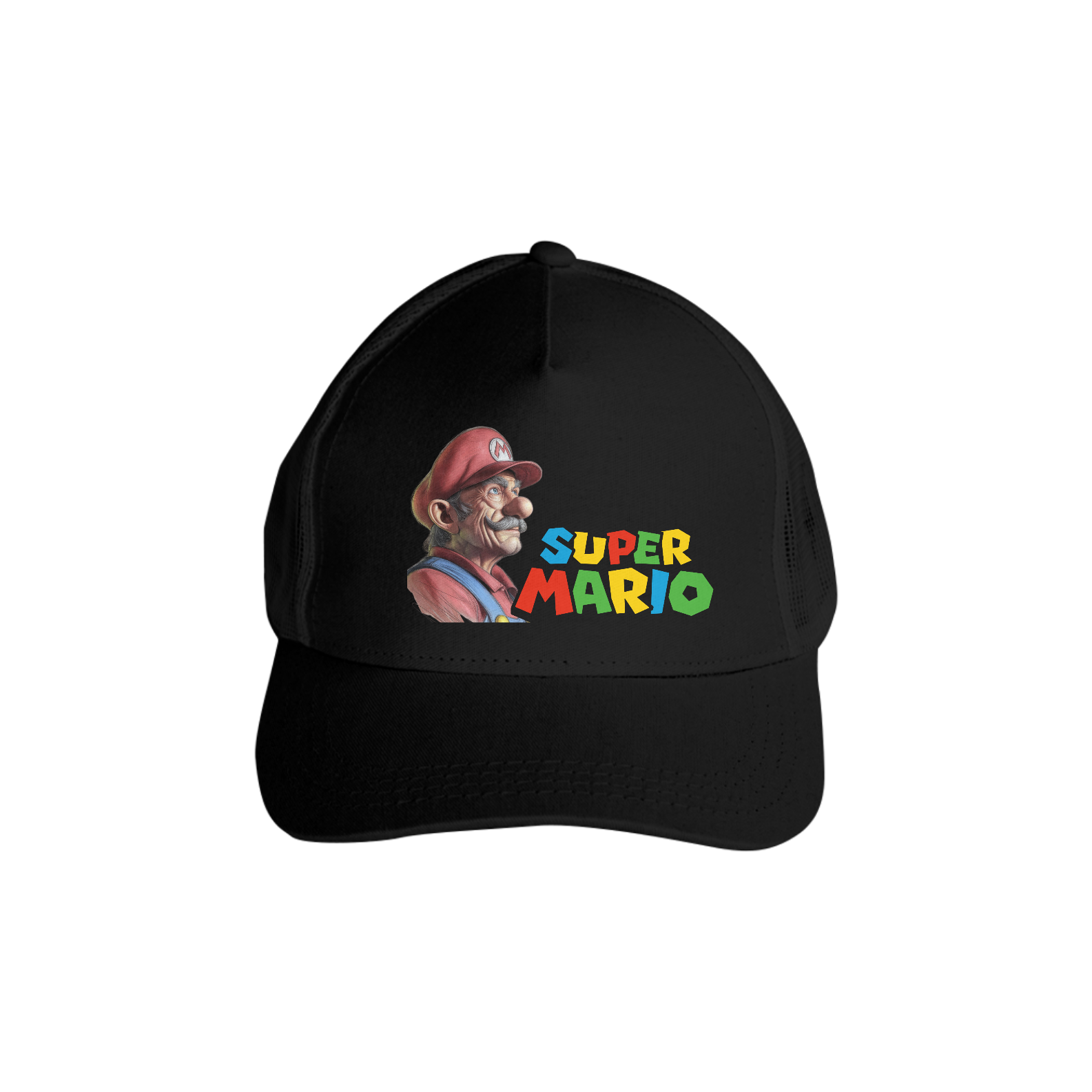Boné Prime com tela BONÉ PERSONALIZADO SUPER MARIO R$101,99 em MT ...