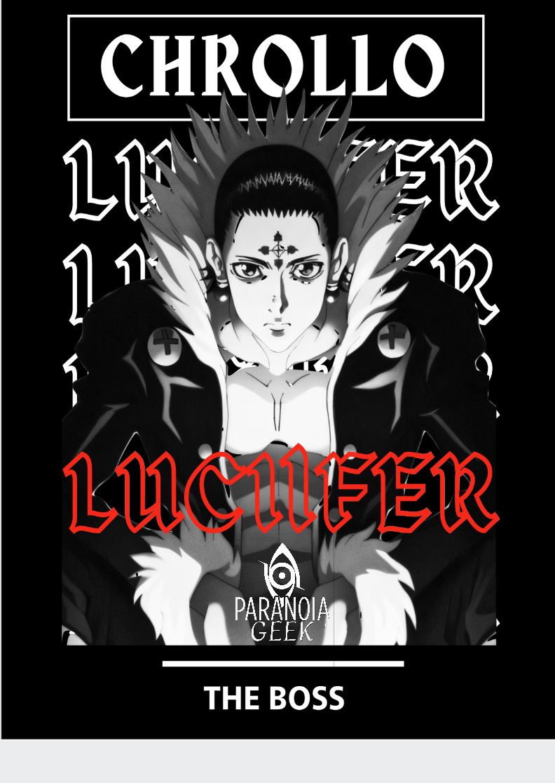 Poster Retrato Poster da Arte Chrollo Lucilfer - PARANOIA GEEK em ...