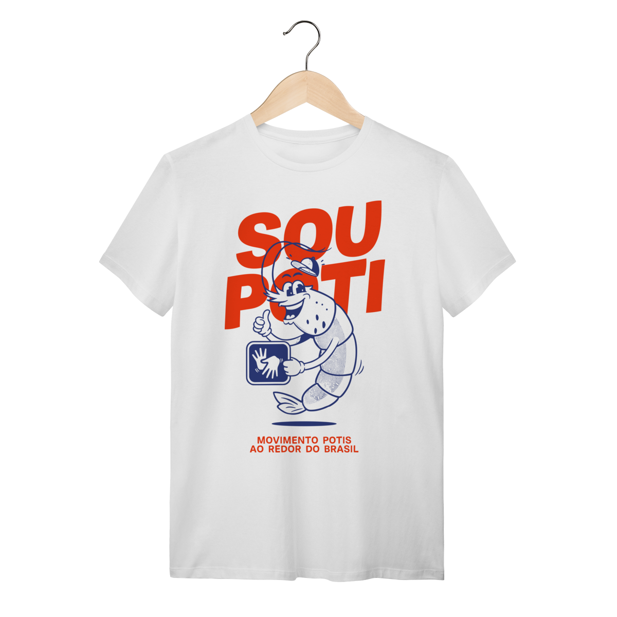 T-Shirt Quality Camiseta - Sou Poti em Loja Seja Libras