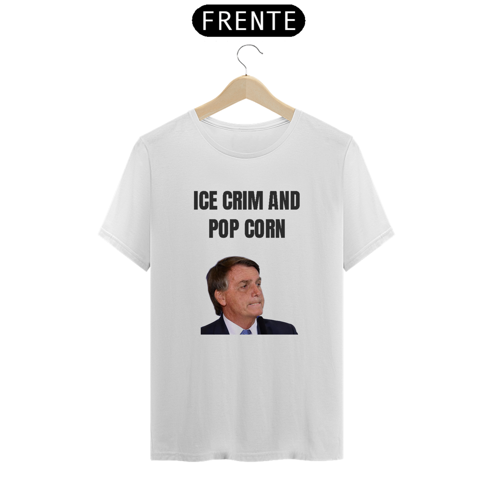 T-Shirt Classic ICE CREAM AND POP CORN em