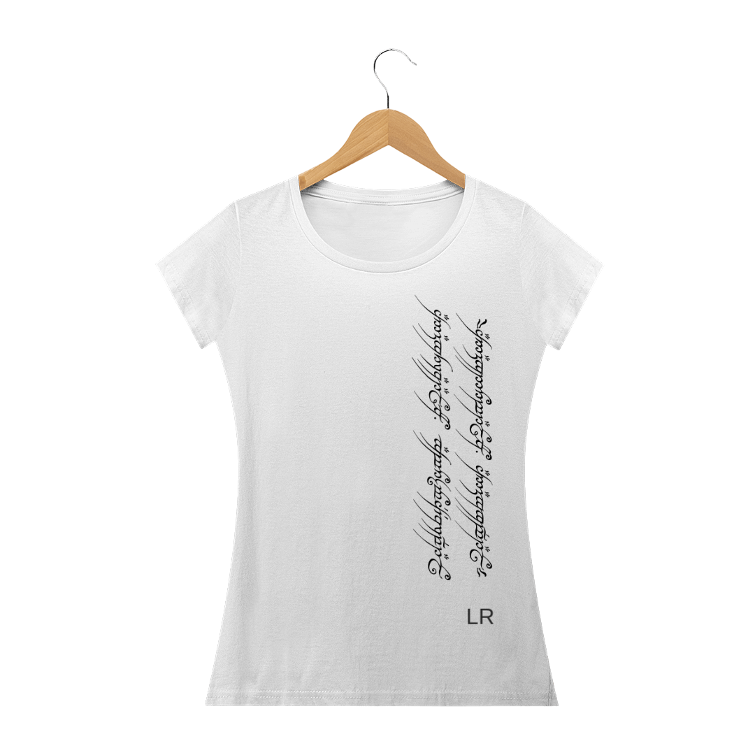 Baby Long Quality Camisa Feminina SENHOR DOS ANEIS Escritos de Sauron R ...