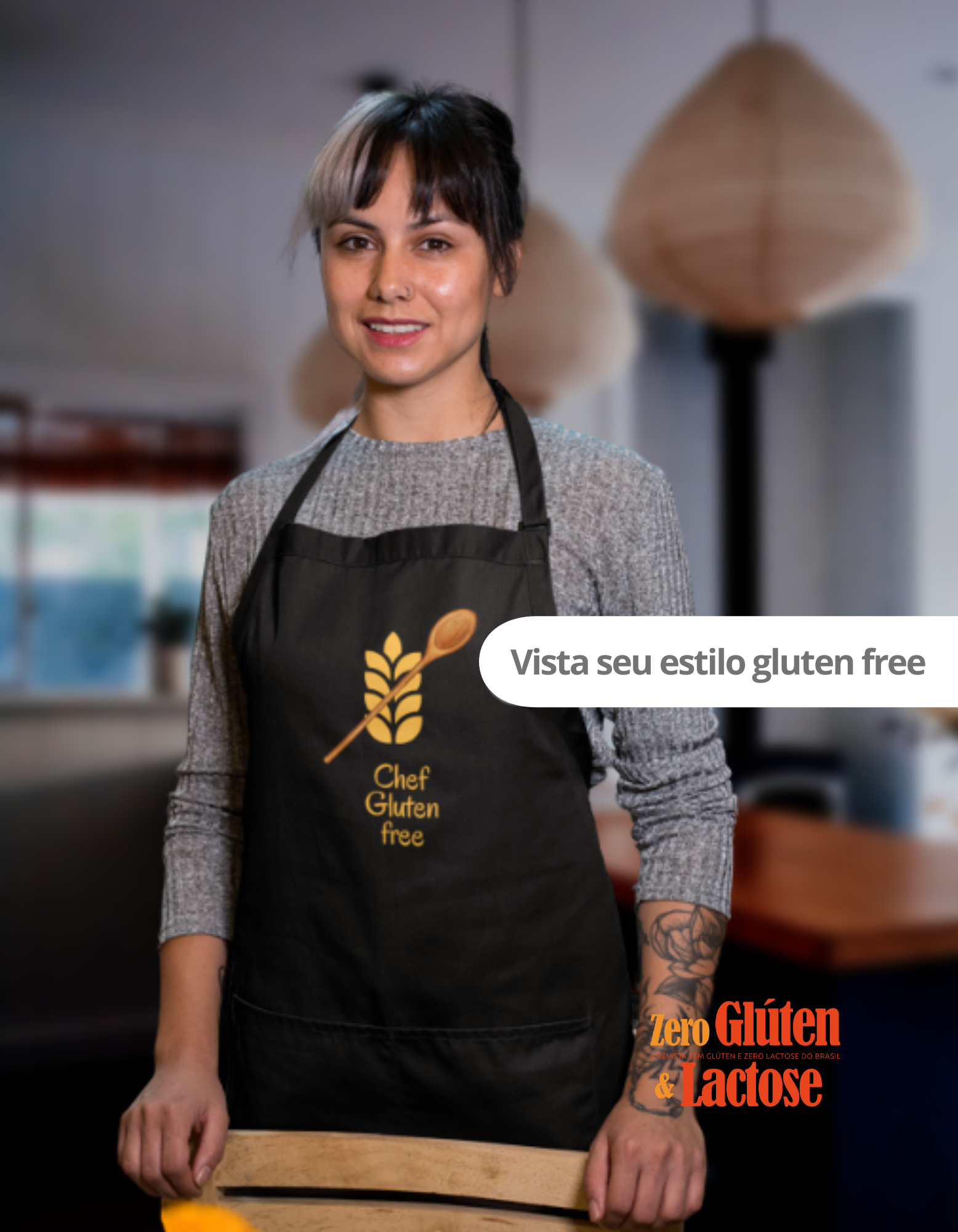 Avental Brim Avental Chef Gluten Free R$120,00 em ZGL Wear. Moda zero ...