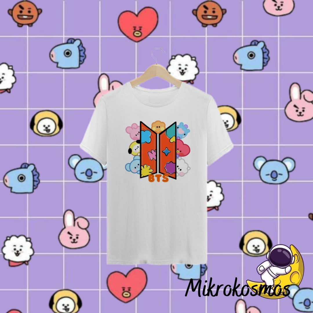 T-Shirt Classic BT21 logo T-shirt em
