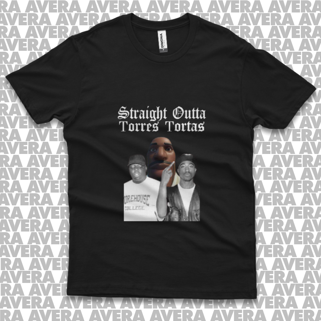 T-Shirt Classic Straight Outta Torres Tortas em