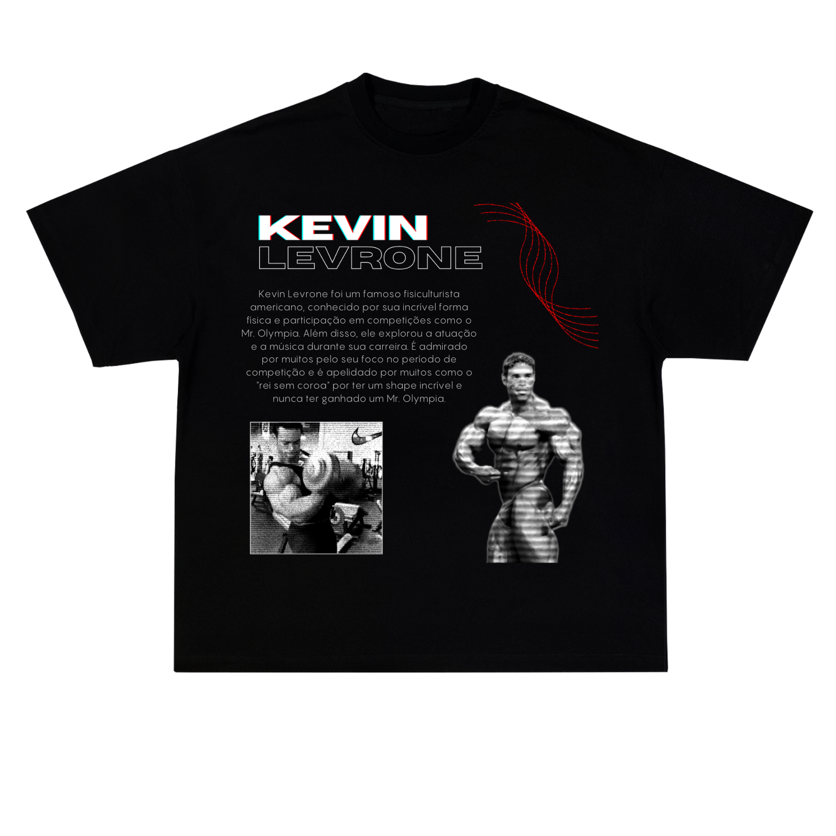 T-Shirt Classic Kevin Levrone em Pwefwito