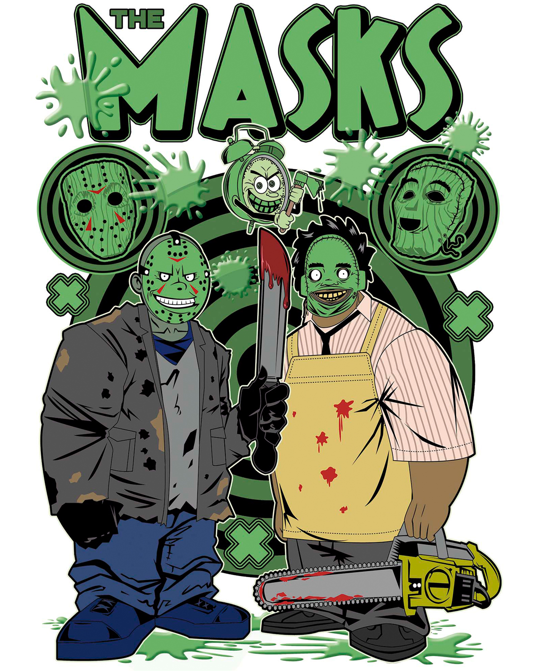 T-Shirt Quality Camiseta The Masks (Terror) em UnrealGeeks Brasil