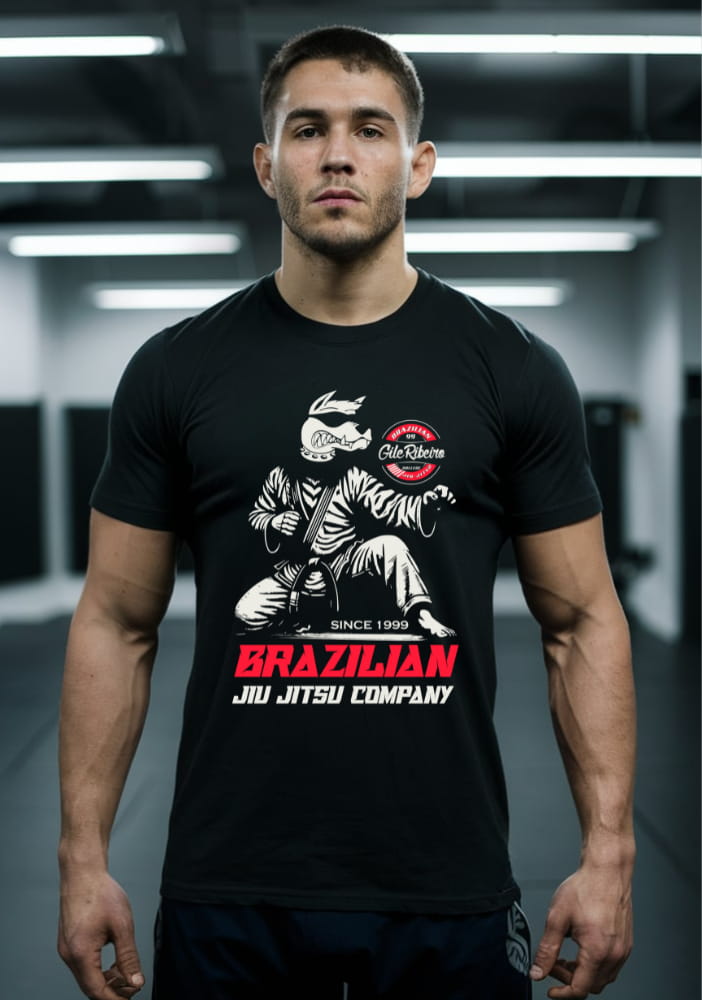 T-Shirt Quality Brazilian Jiu Jitsu Dog - Gile Ribeiro em king falcon ...