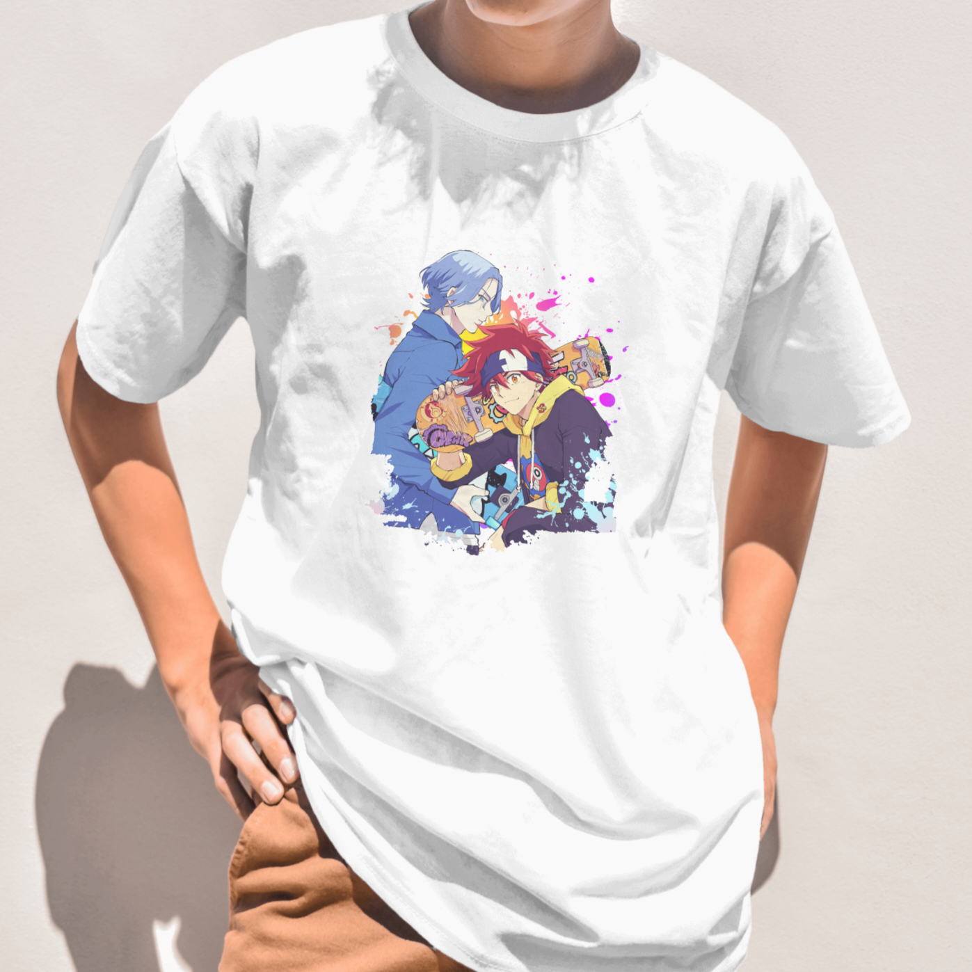 T-Shirt Classic Camiseta anime - SK8 the infinity, Reki e Langa em