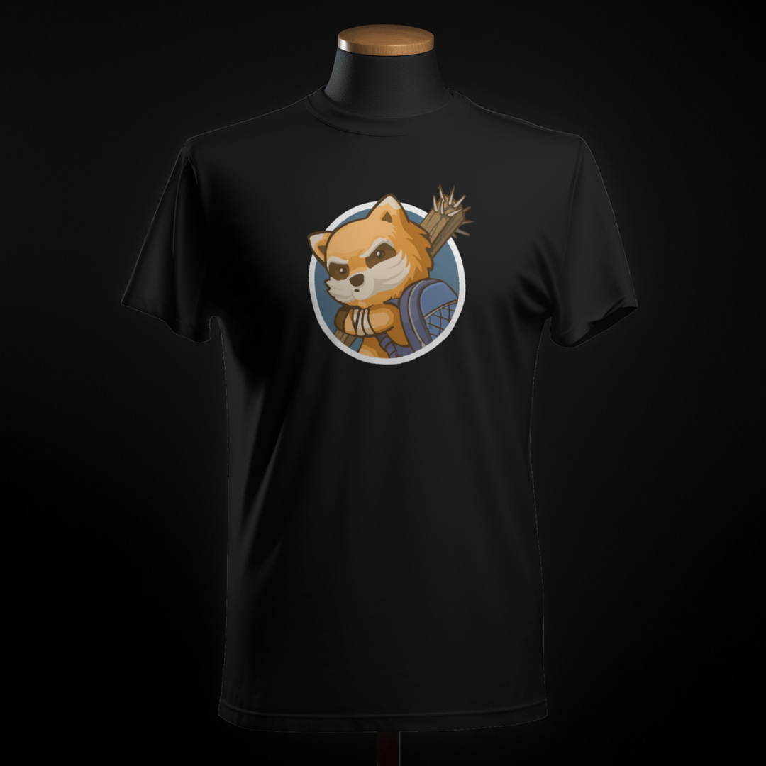 T-Shirt Quality Camiseta Spiffo Project Zomboid Mascote em Marks Brabo ...