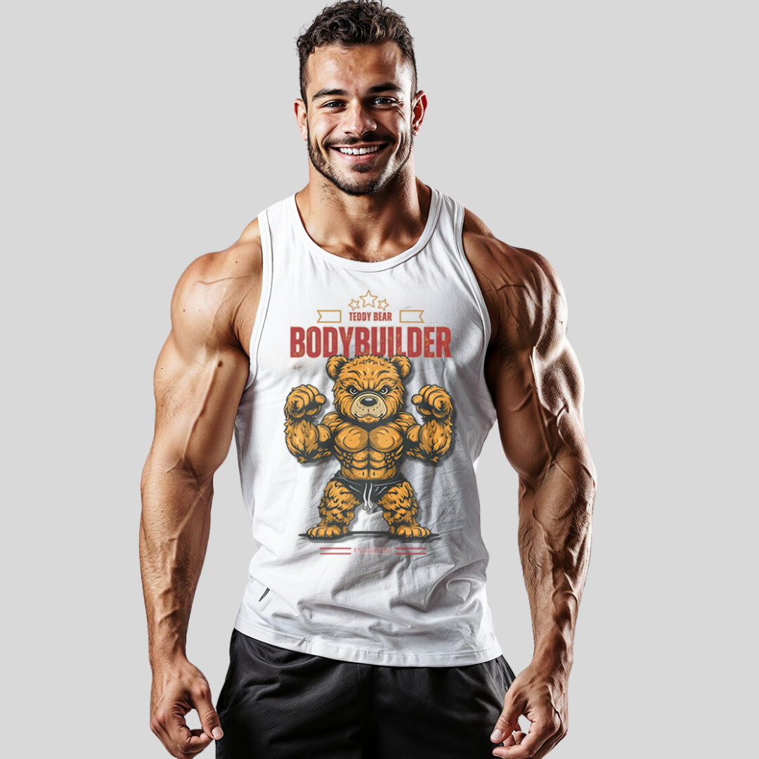 Regata Masculina Quality Regata - Teddy Bear Bodybuilder em Endorfine ...